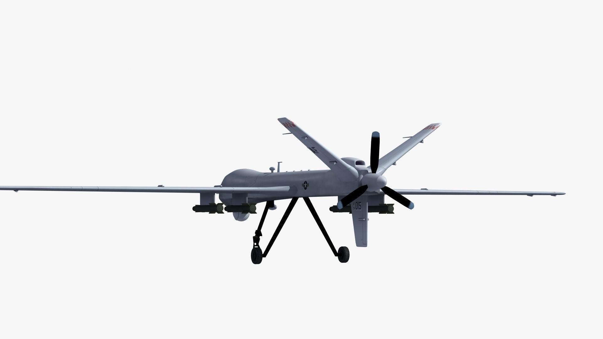 MQ-9 Reaper UAV 3D model | CGTrader