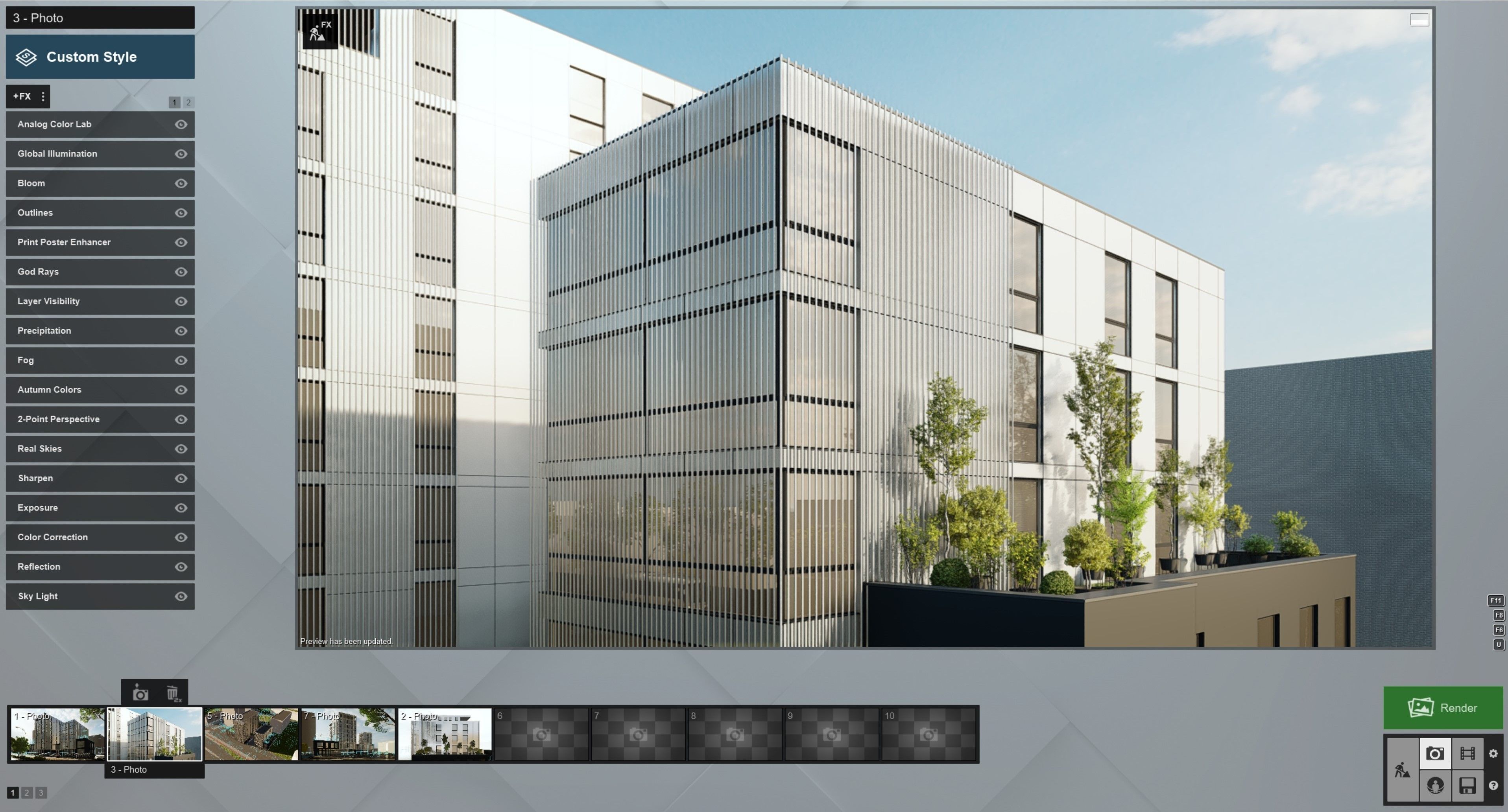 Lumion 12 scene office building - Archicad Sketchup 3D model | CGTrader