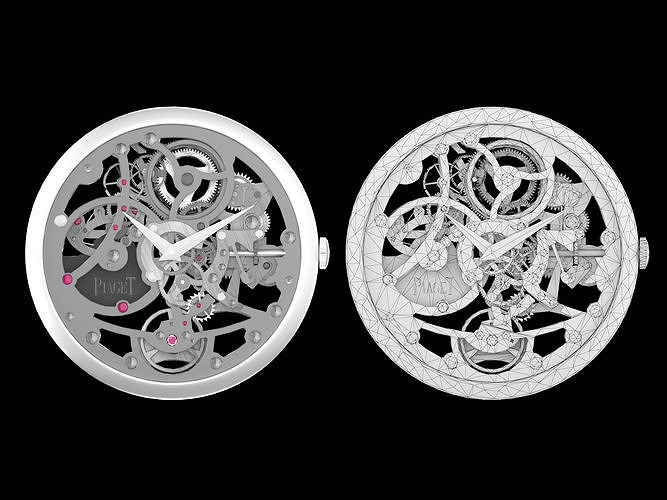 3D model Watch 19 lowpoly VR / AR / low-poly | CGTrader