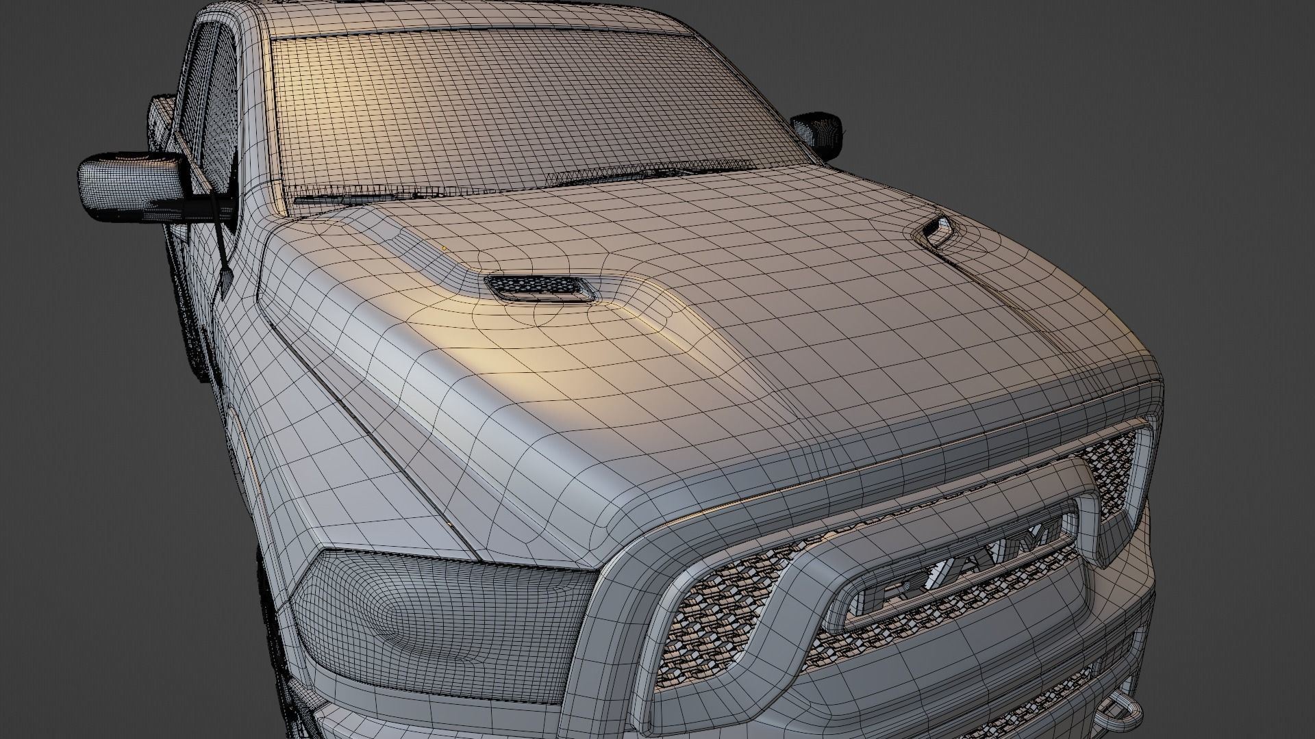 Ram Rebel 2015 Pickup Truck 3D model | CGTrader