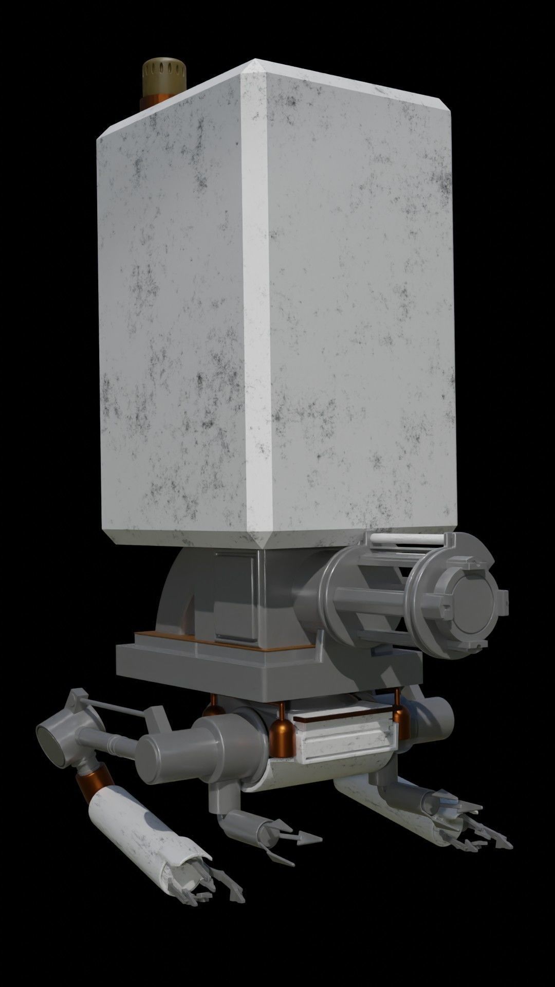 3D model Printable POD from Nier Automata Drone VR / AR / low-poly ...