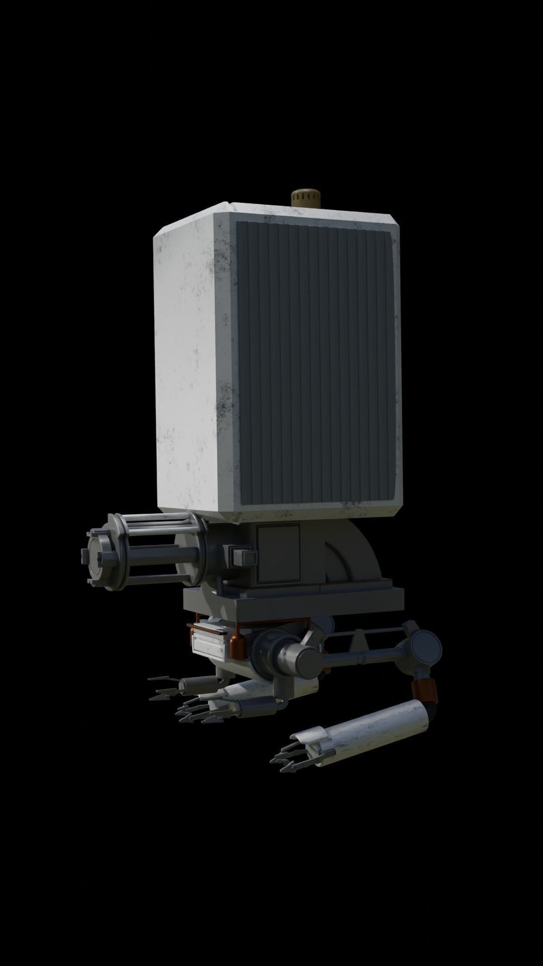 3D model Printable POD from Nier Automata Drone VR / AR / low-poly ...