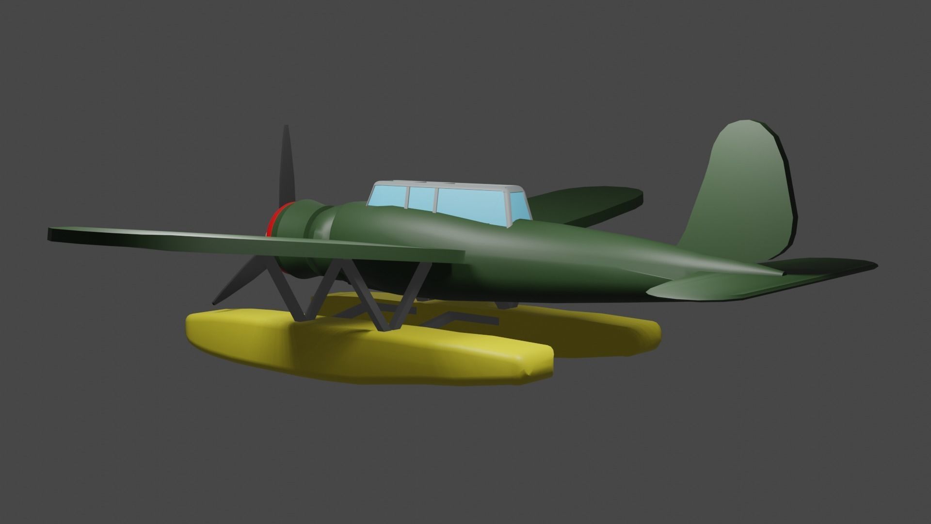 Seaplane free VR / AR / low-poly 3D model | CGTrader