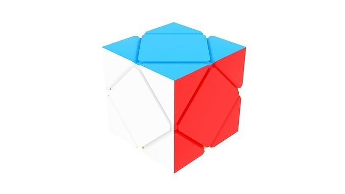 Skewb Puzzle 3D model | CGTrader