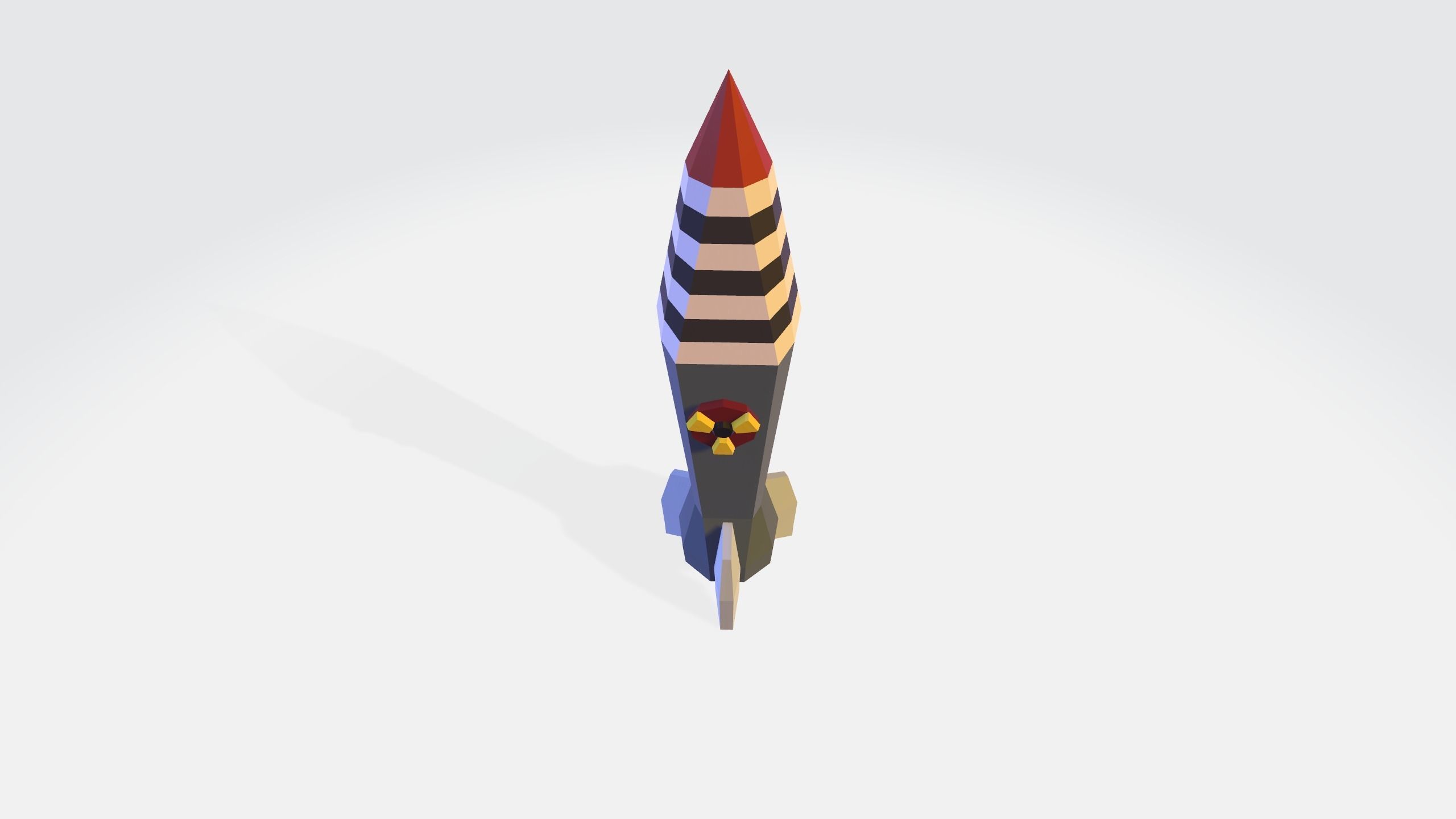 Nuke missile to keep world in peace free VR / AR / low-poly 3D model ...
