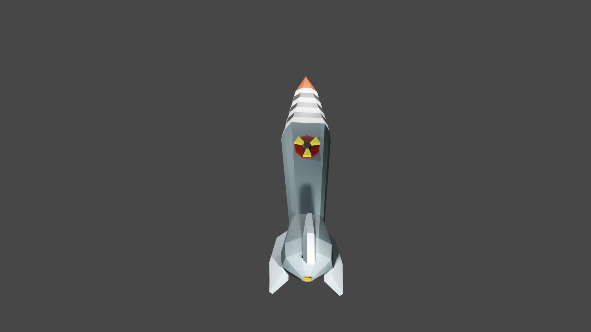 Nuke missile to keep world in peace free VR / AR / low-poly 3D model ...