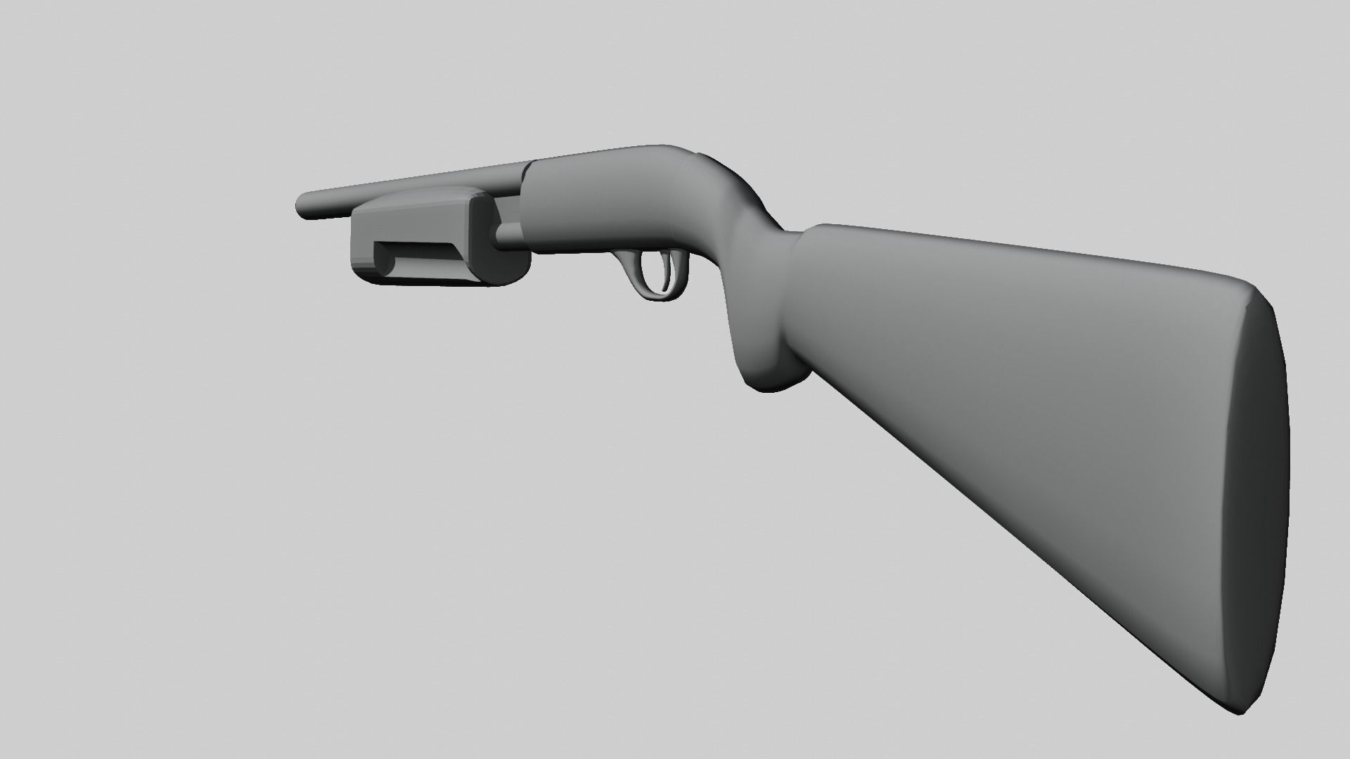 3D model Shotgun 3d low-poly model VR / AR / low-poly | CGTrader