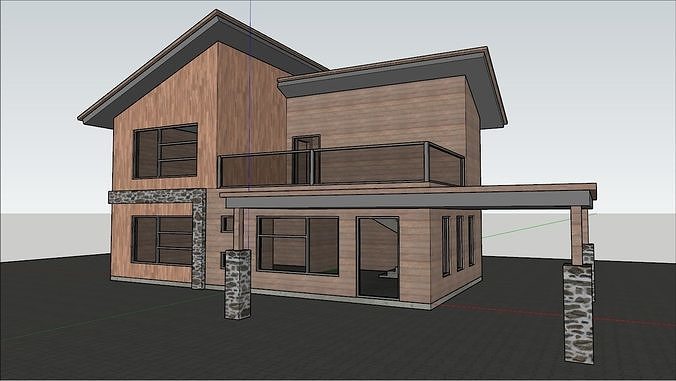 Modern House Design 3D model | CGTrader