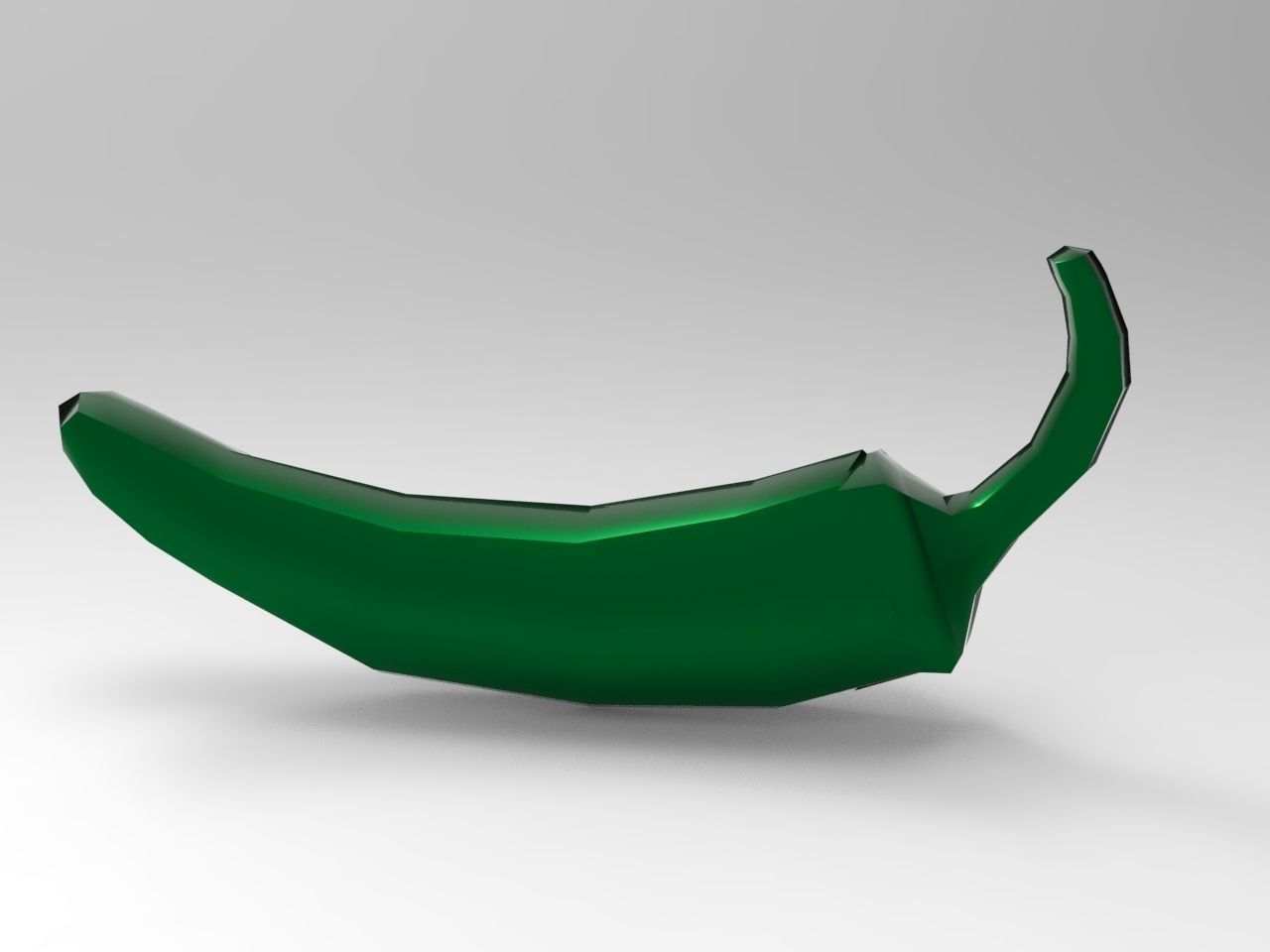 3D model low polygon chilli 3d model VR / AR / low-poly | CGTrader