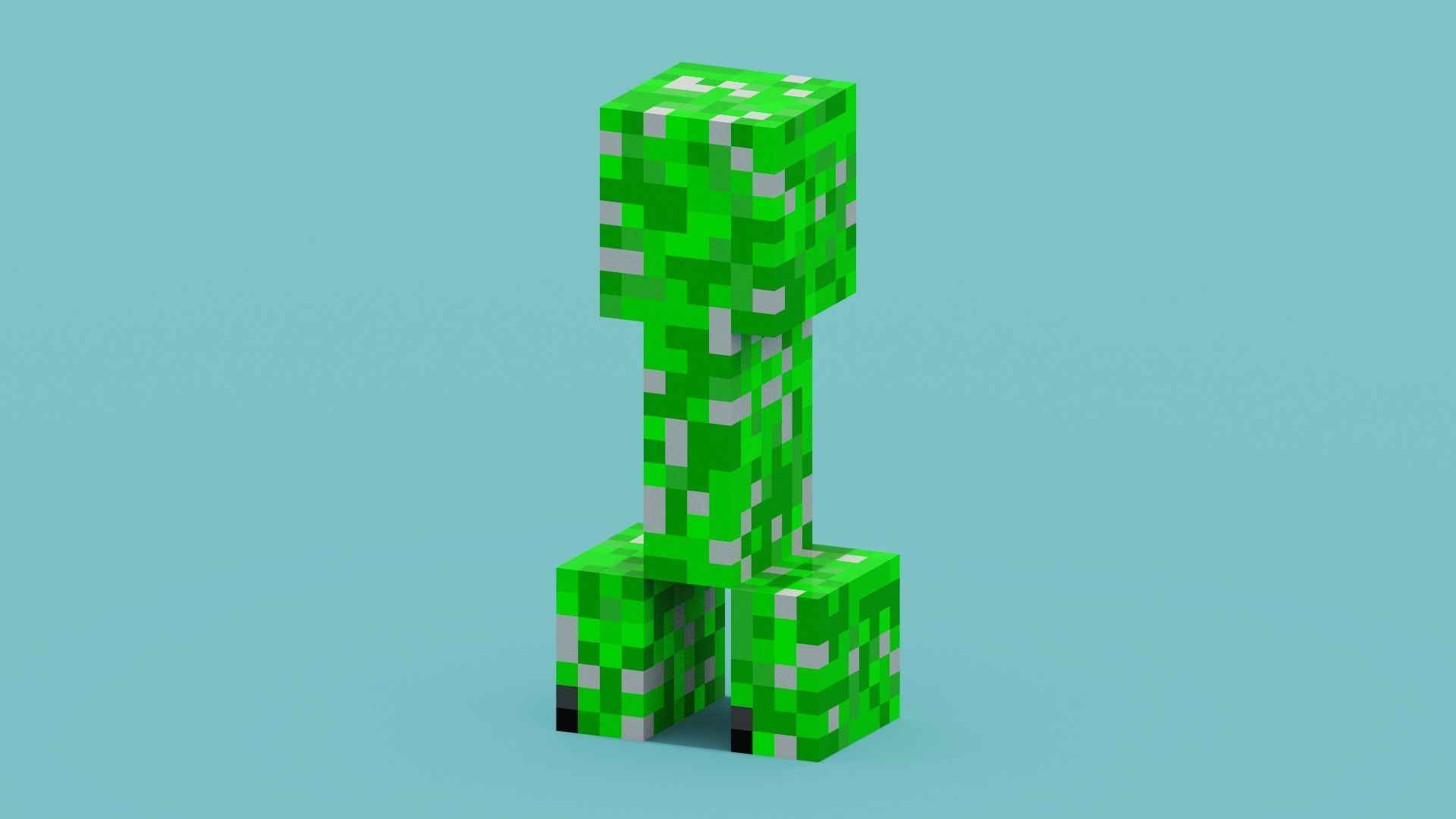 3D model Creeper Minecraft VR / AR / low-poly | CGTrader