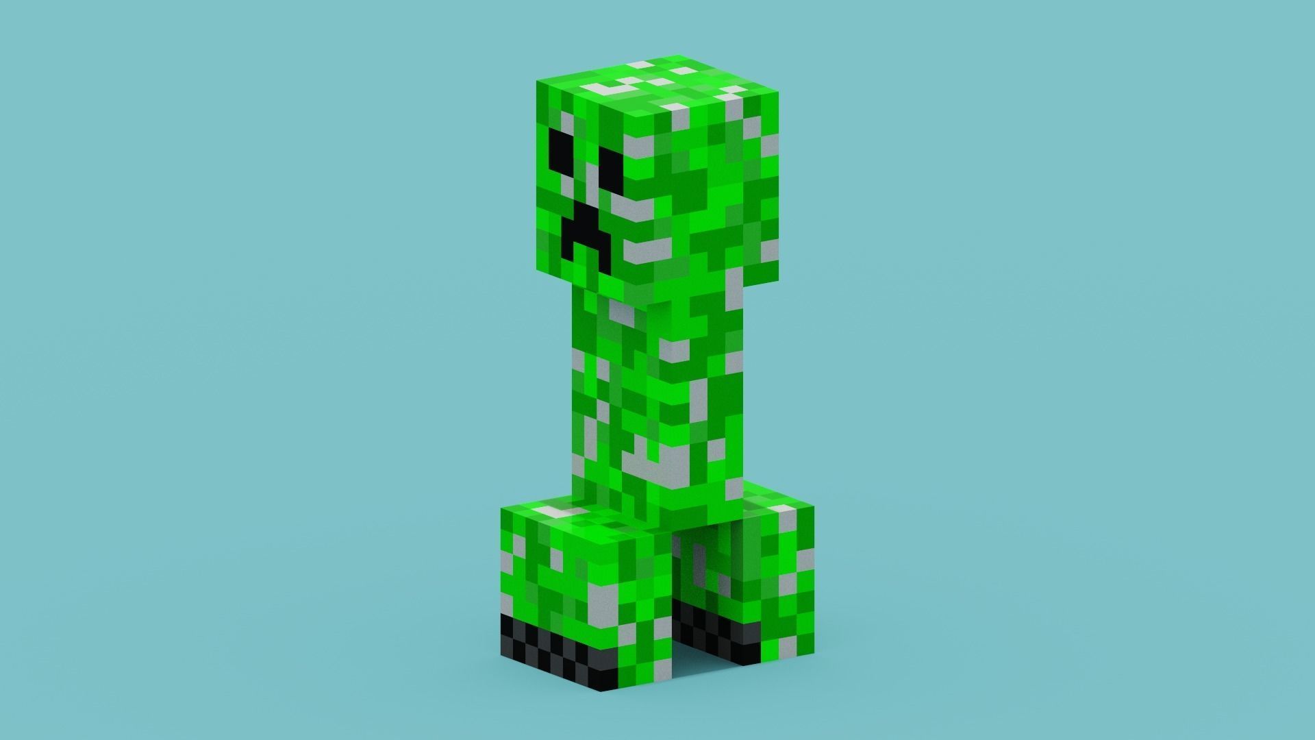 3D model Creeper Minecraft VR / AR / low-poly | CGTrader