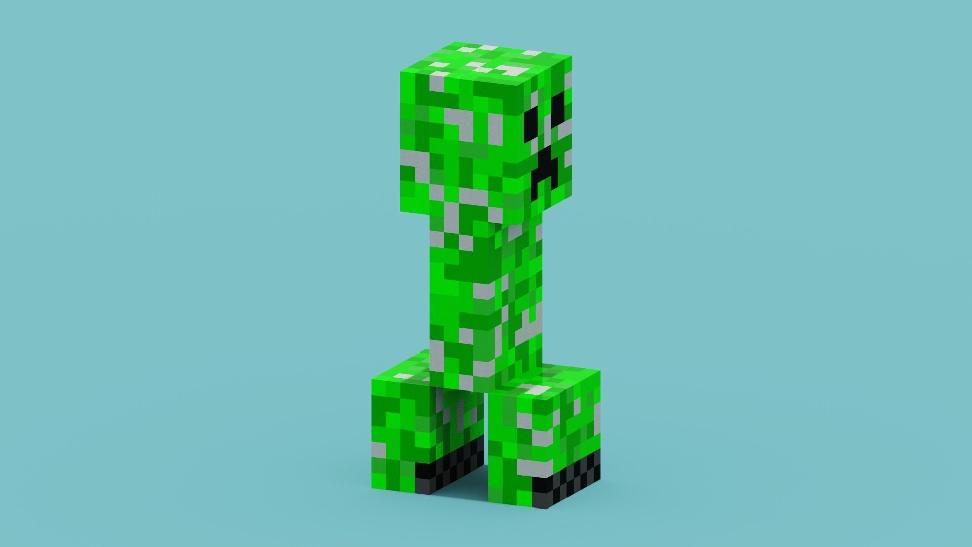 3D model Creeper Minecraft VR / AR / low-poly | CGTrader