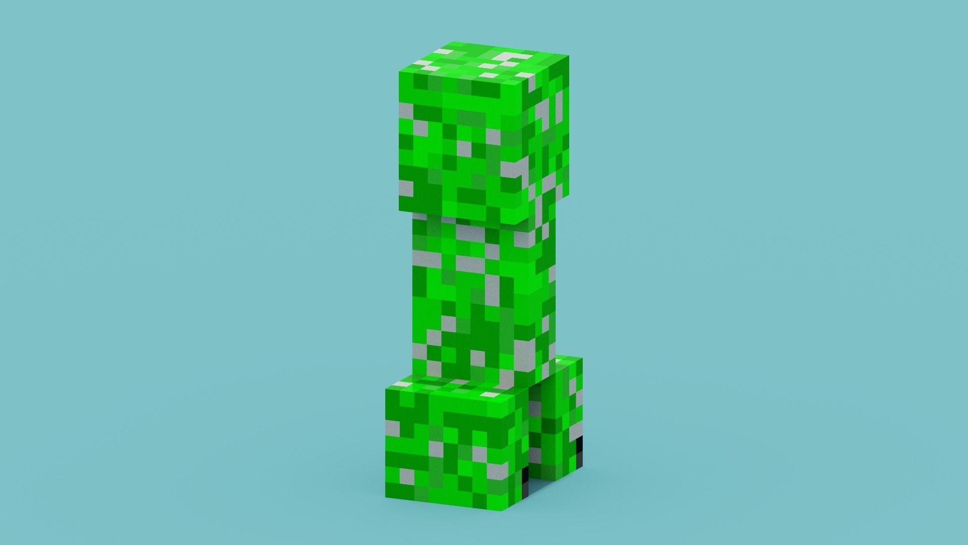 3D model Creeper Minecraft VR / AR / low-poly | CGTrader