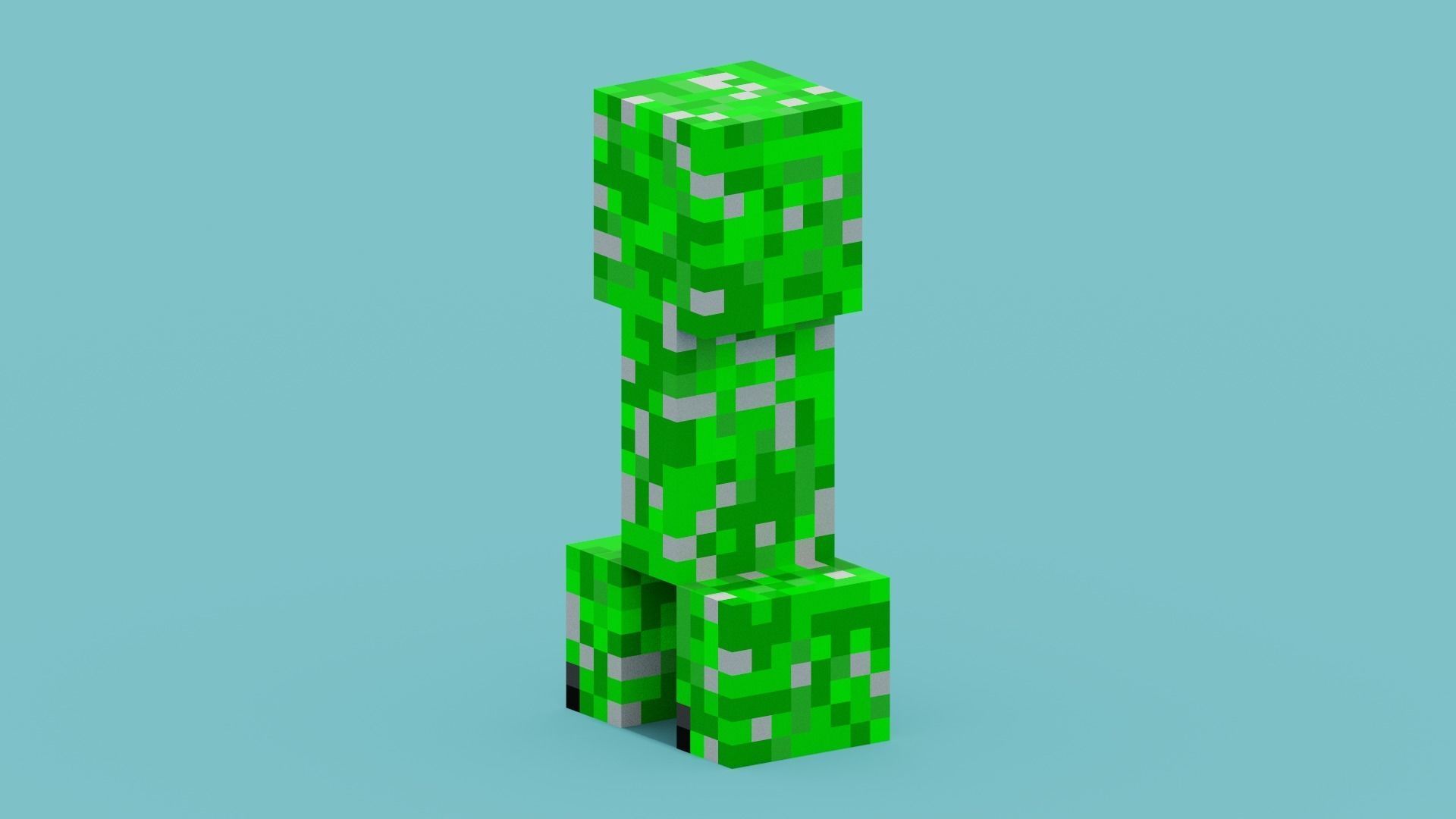 3D model Creeper Minecraft VR / AR / low-poly | CGTrader