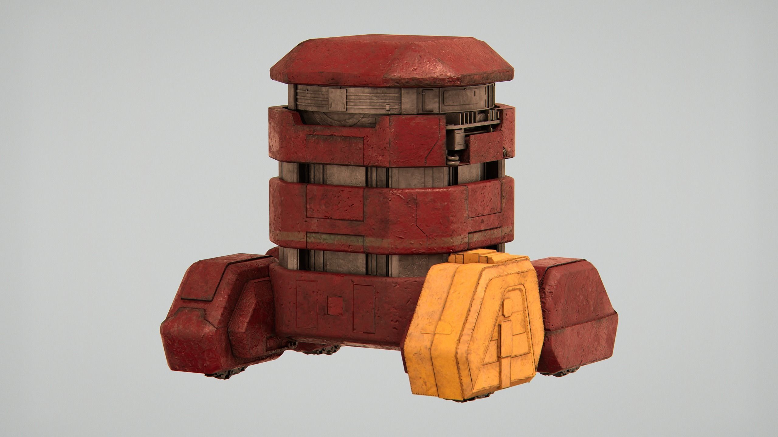 B2EMO Droid - Star Wars Andor 3D model rigged | CGTrader