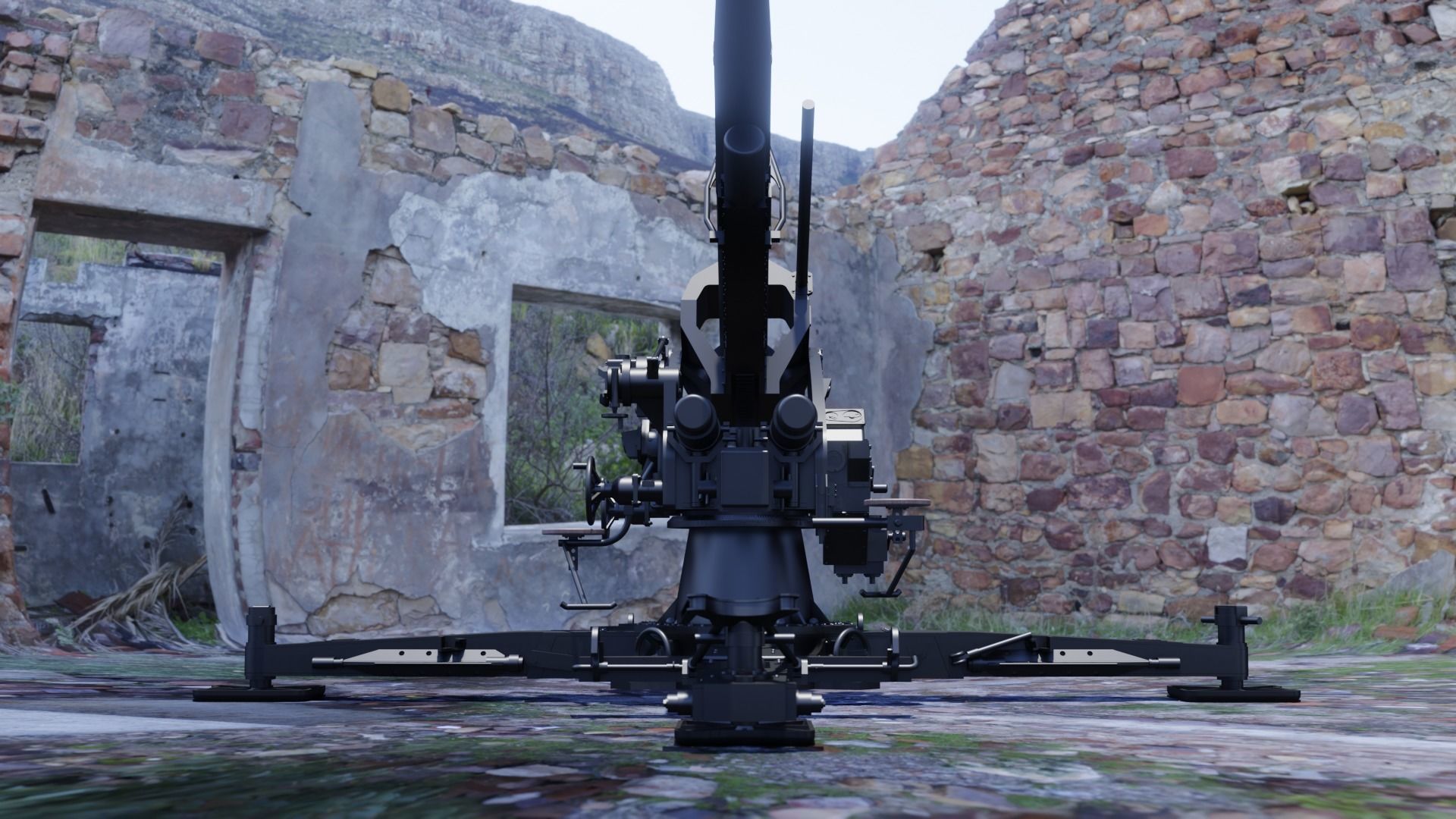 German FLAK 88 mm 3D model 3D model | CGTrader