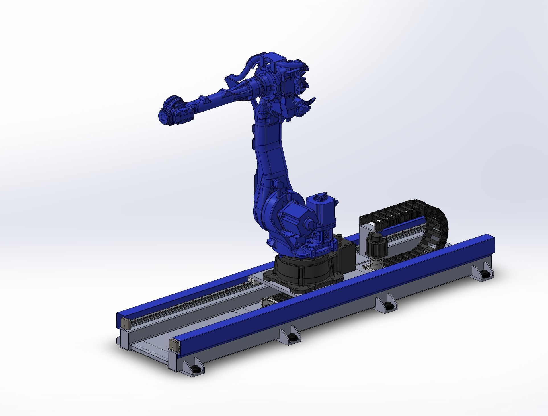 Automatic production line for battery pack electrode welding 3D model ...