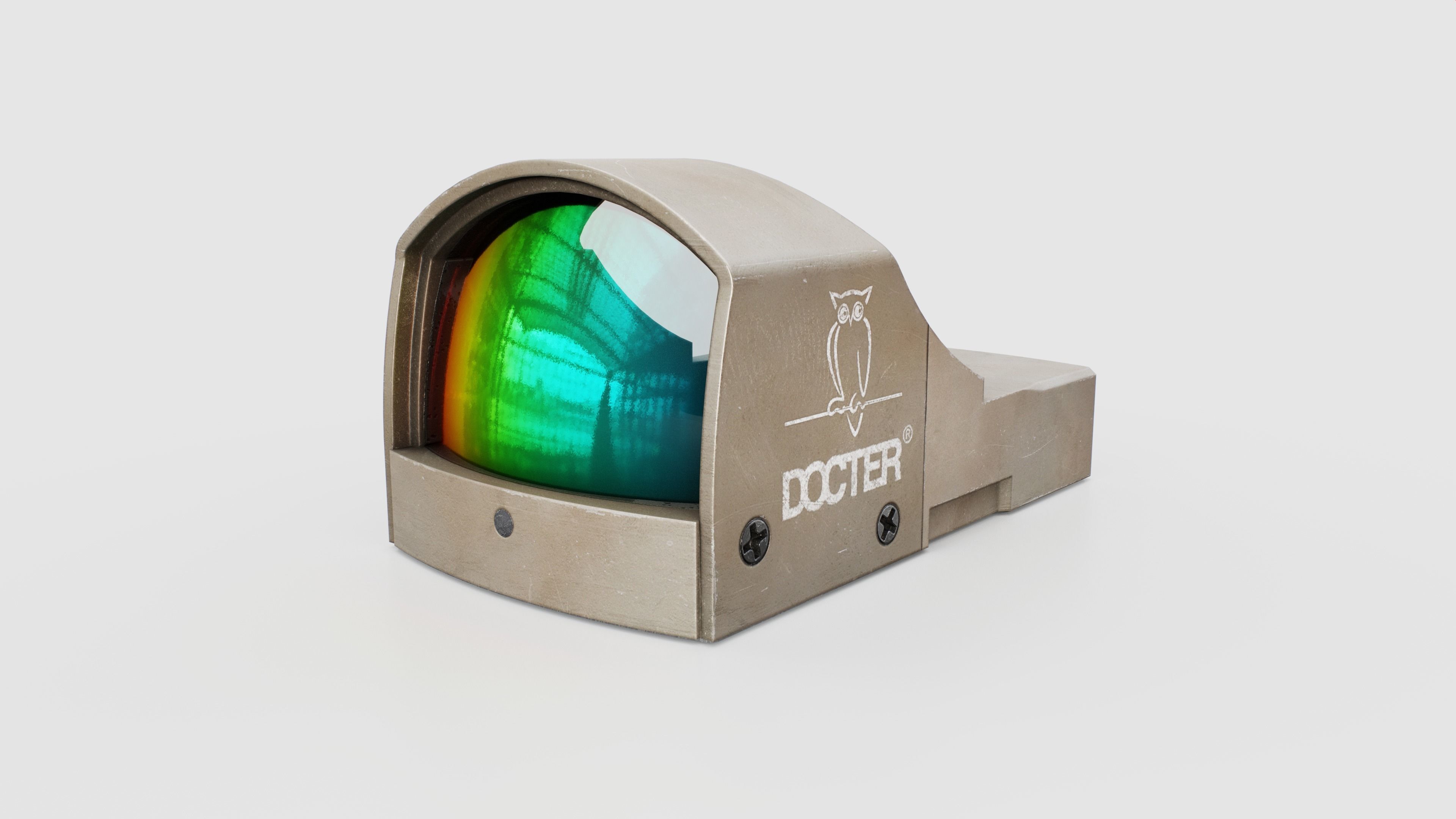 3D model Docter Sight 2 Miniature Reflex Sight VR / AR / low-poly ...