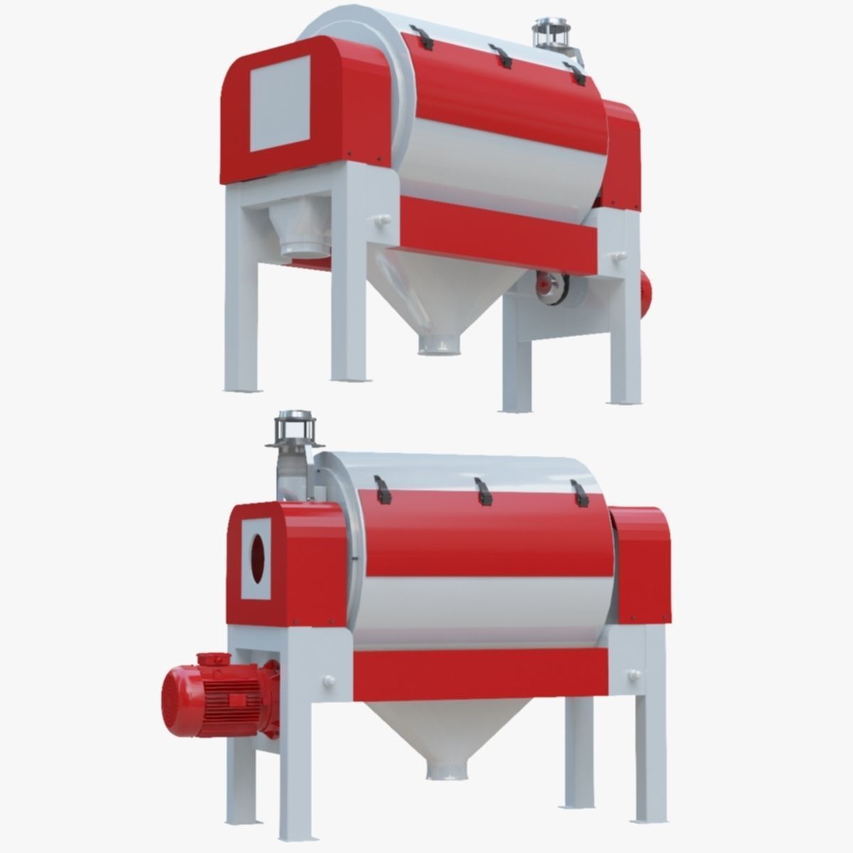 3D model Vibro Bran Finisher - Wheat Grain Flour Milling Machine VR ...