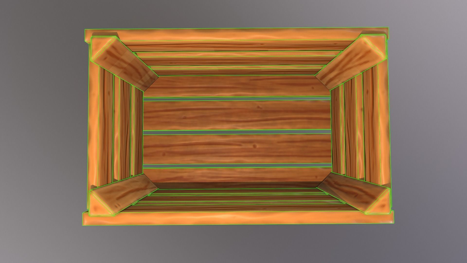 Stylized wood crate free VR / AR / low-poly 3D model | CGTrader