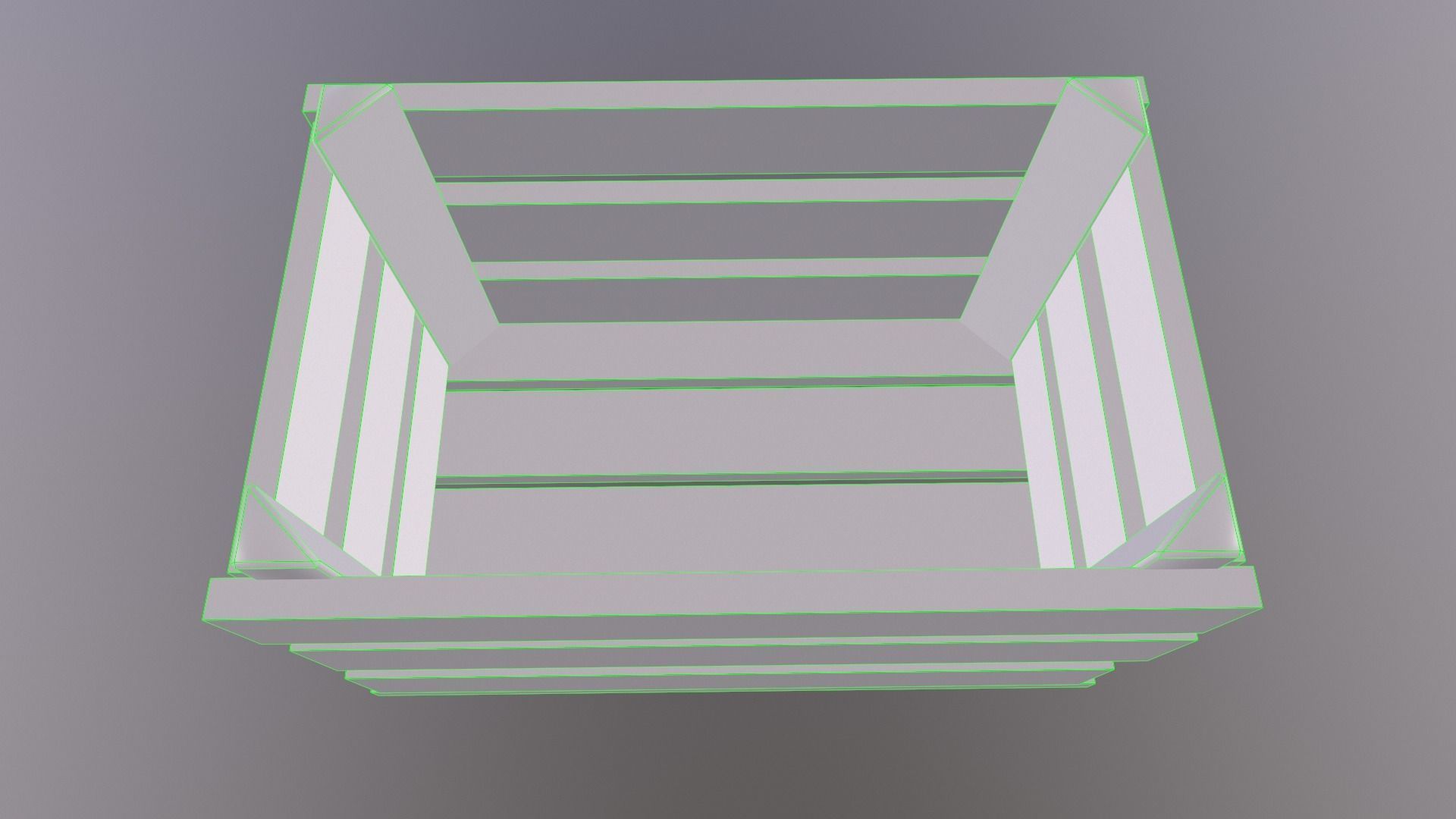 Stylized wood crate free VR / AR / low-poly 3D model | CGTrader