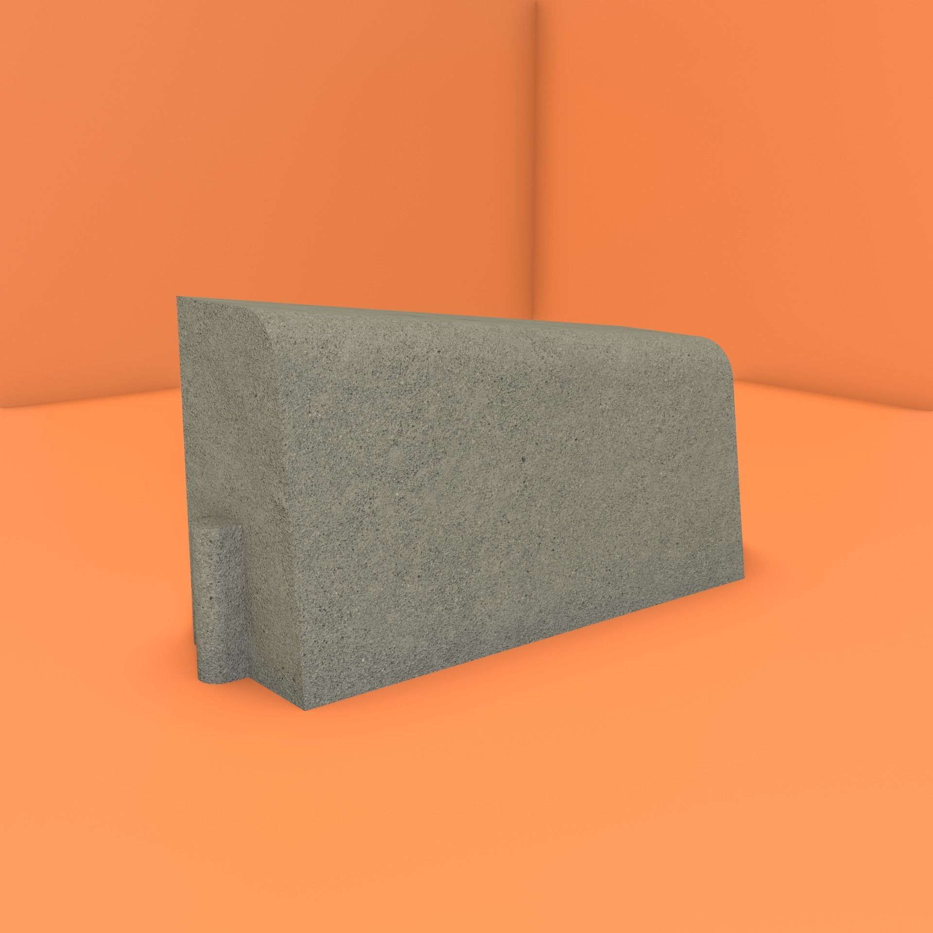 Different Type Of Curb free VR / AR / low-poly 3D model | CGTrader