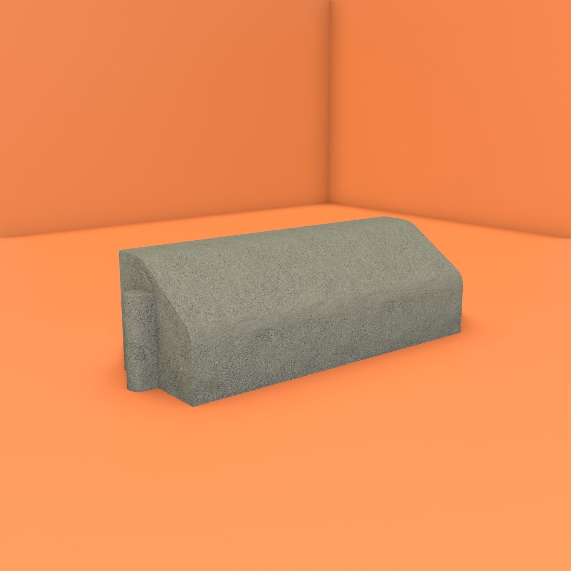Different Type Of Curb free VR / AR / low-poly 3D model | CGTrader