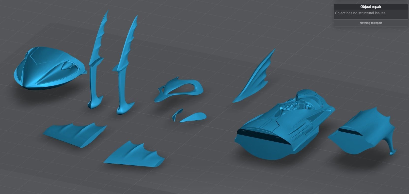 Bat Ski Boat Scale model 3D model 3D printable | CGTrader