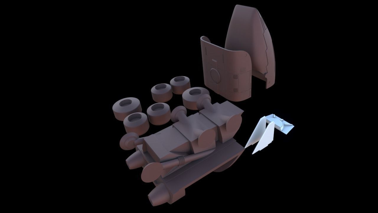 Saber Rider - Fireball Red Racer 3D model 3D printable | CGTrader