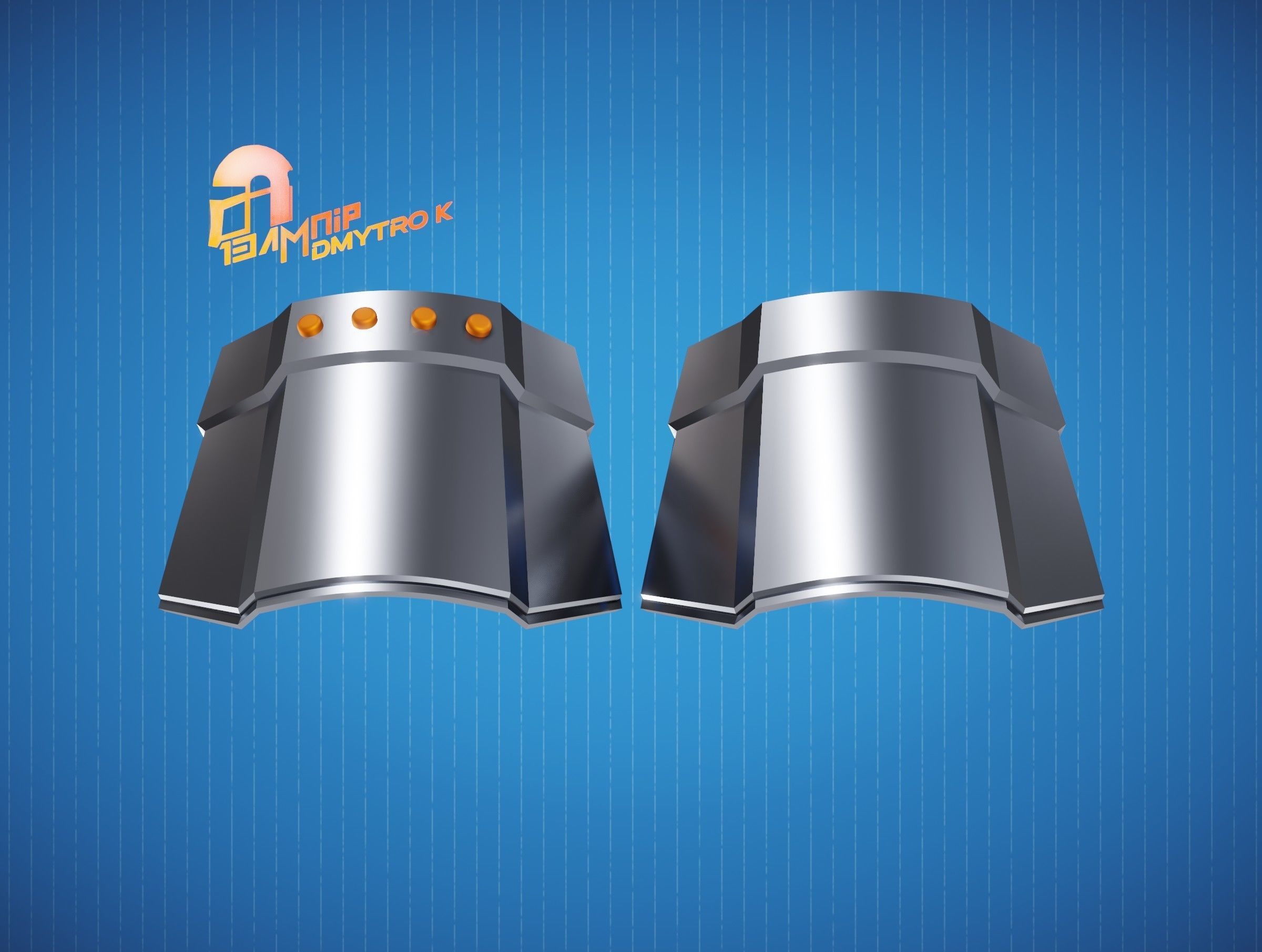 Custom Mandalorian Wrist Armor 3D model 3D printable | CGTrader