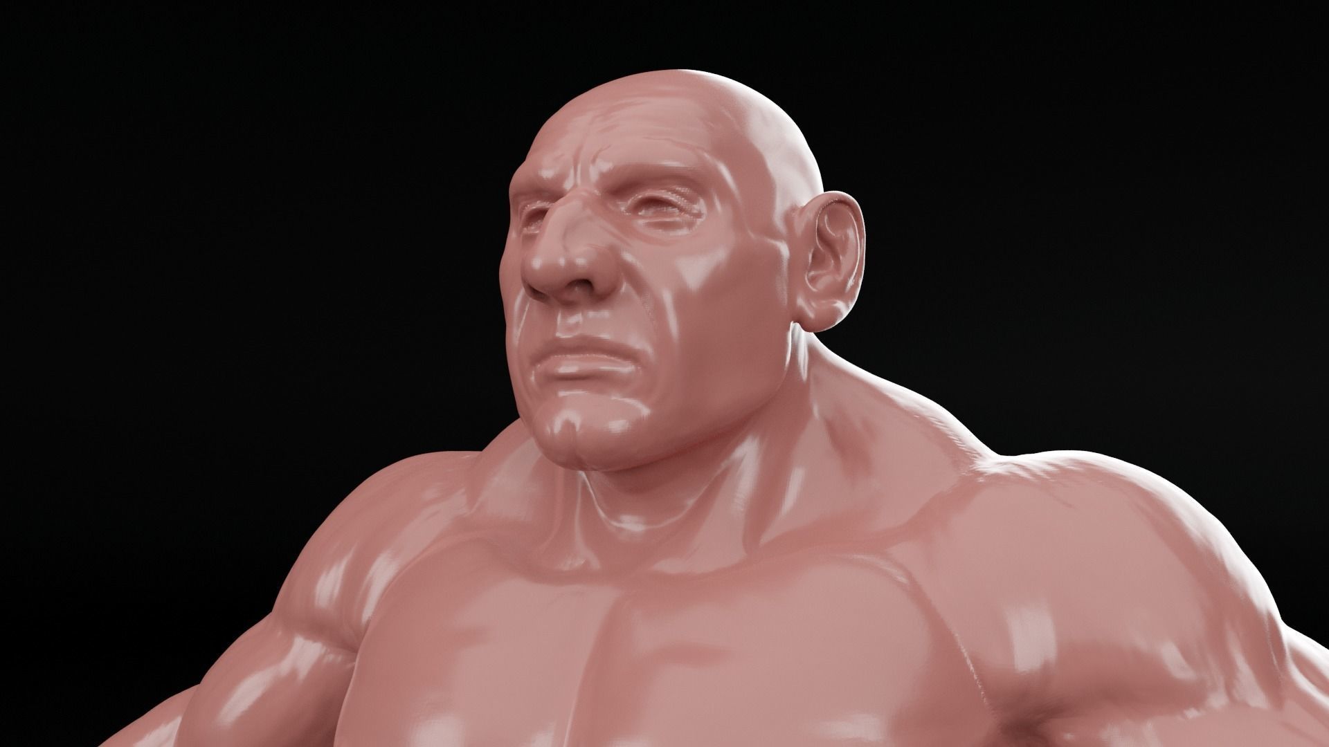 Muscular dwarf base sculpt 3D model | CGTrader
