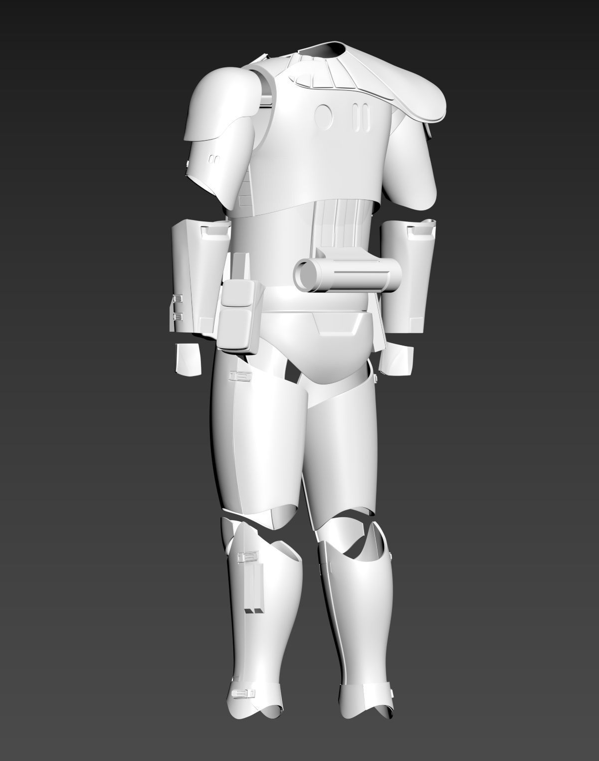 Star Wars TLJ Storm trooper Armour EP8 3D model 3D printable | CGTrader