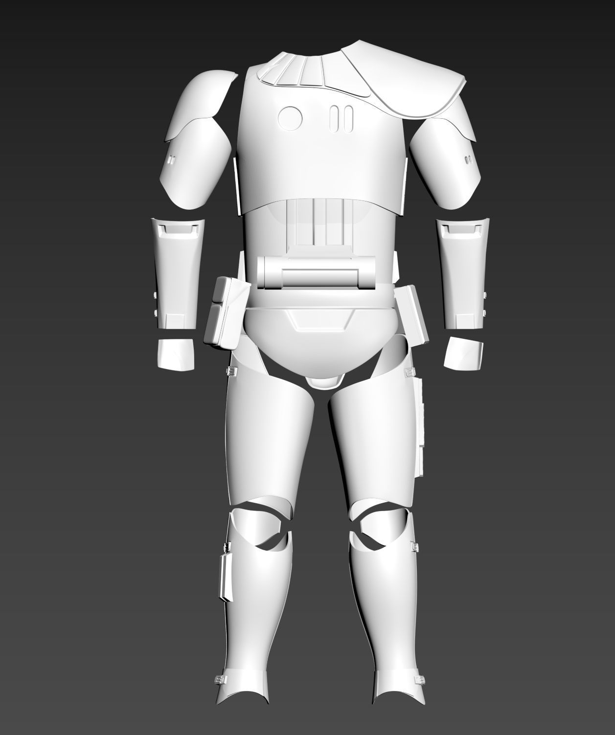 Star Wars TLJ Storm trooper Armour EP8 3D model 3D printable | CGTrader
