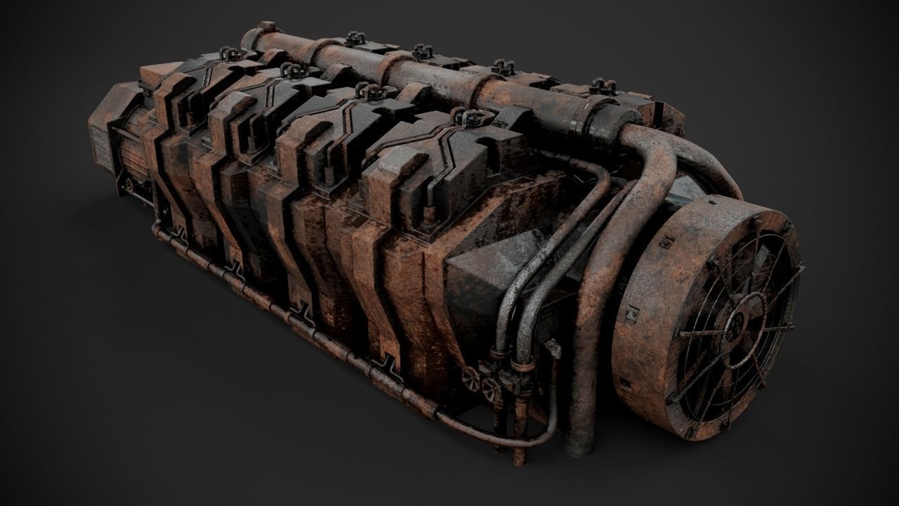 Machinery device 3D model | CGTrader