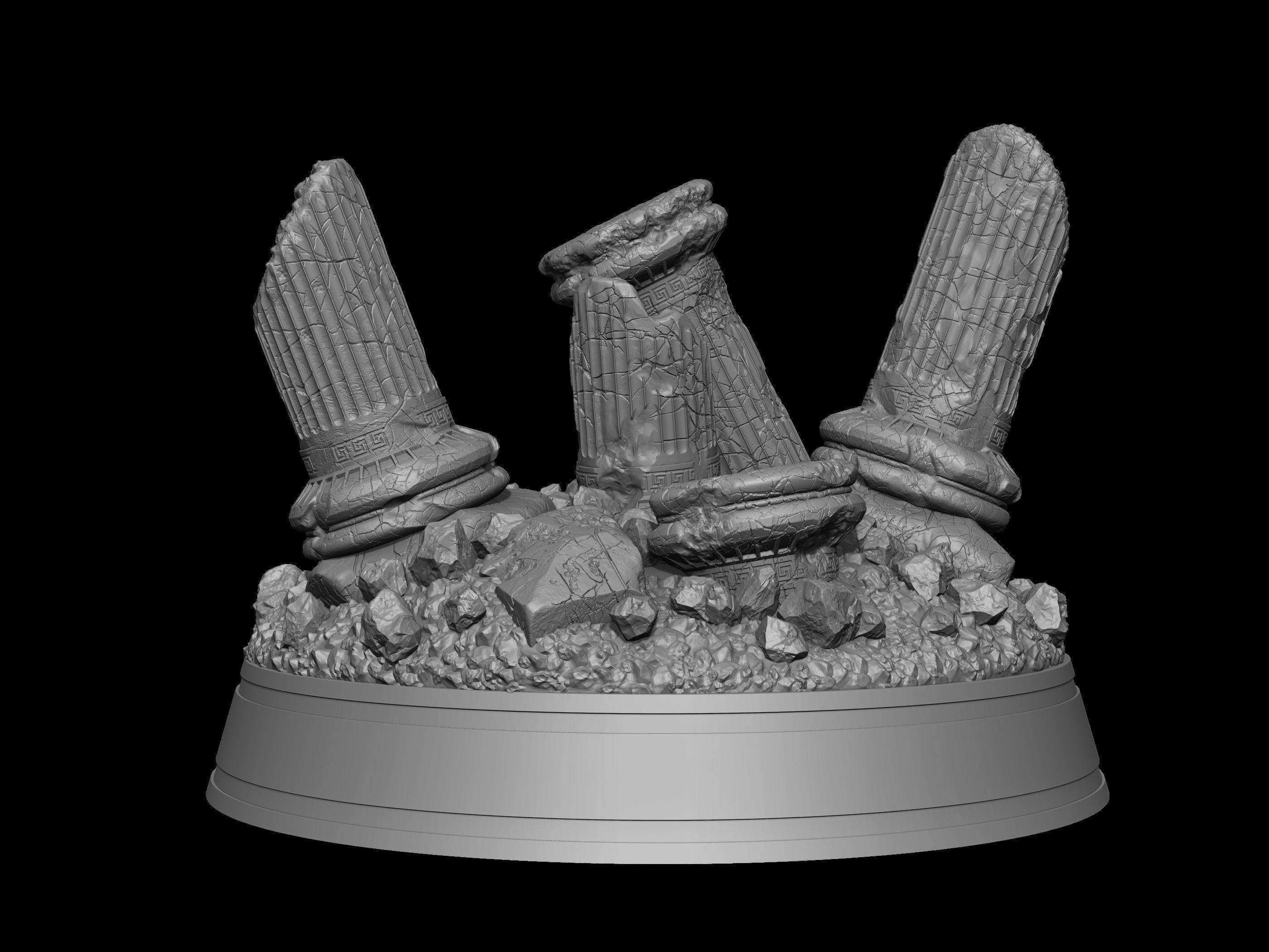 Rocky Base 3D Model 3D model 3D printable | CGTrader