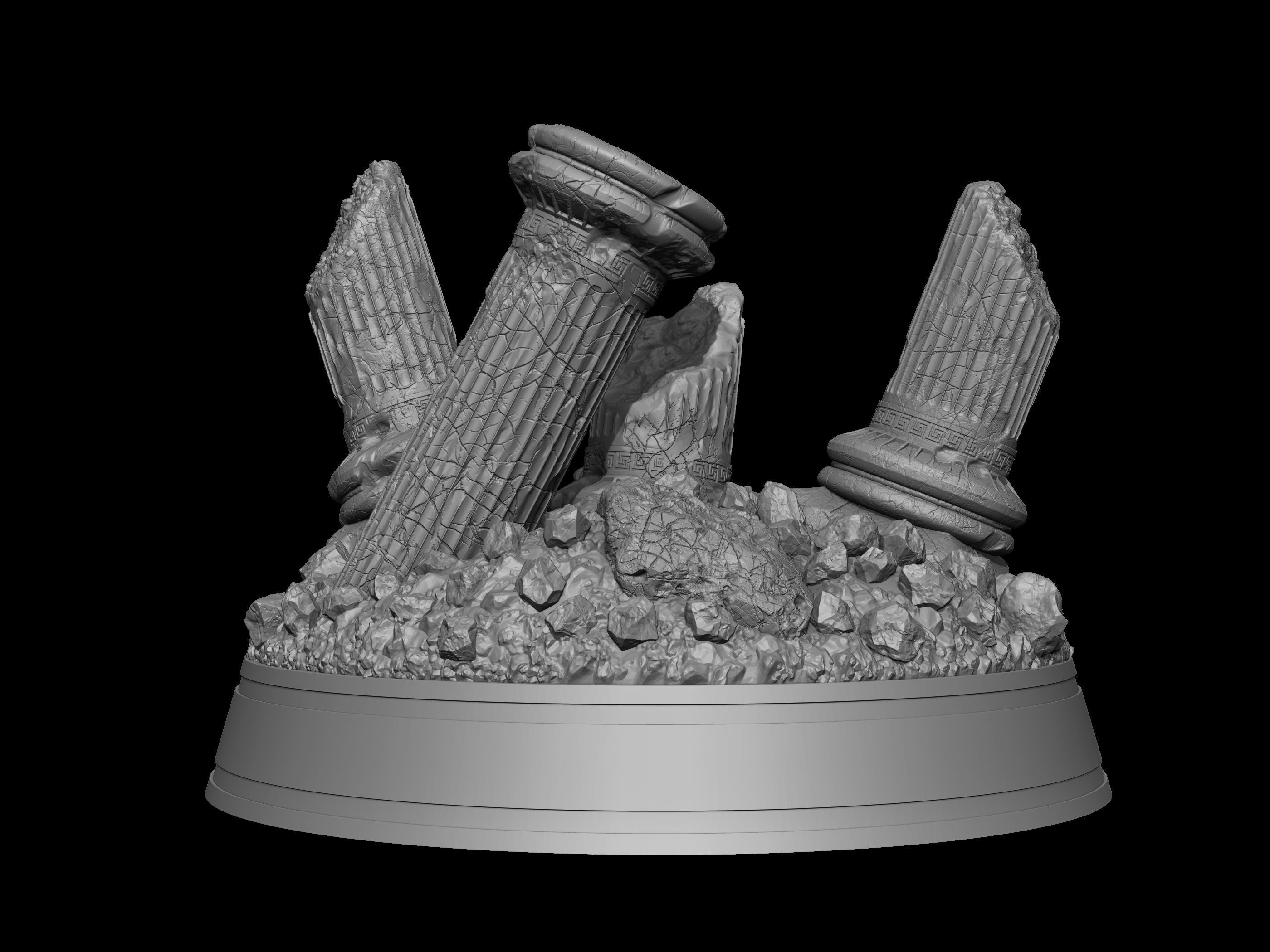Rocky Base 3D Model 3D model 3D printable | CGTrader