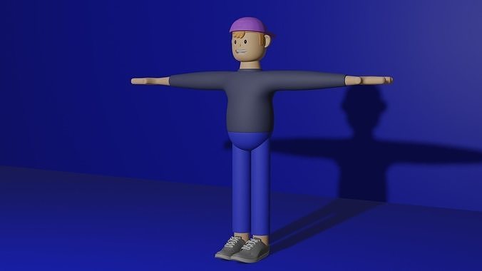 man character 3D model | CGTrader