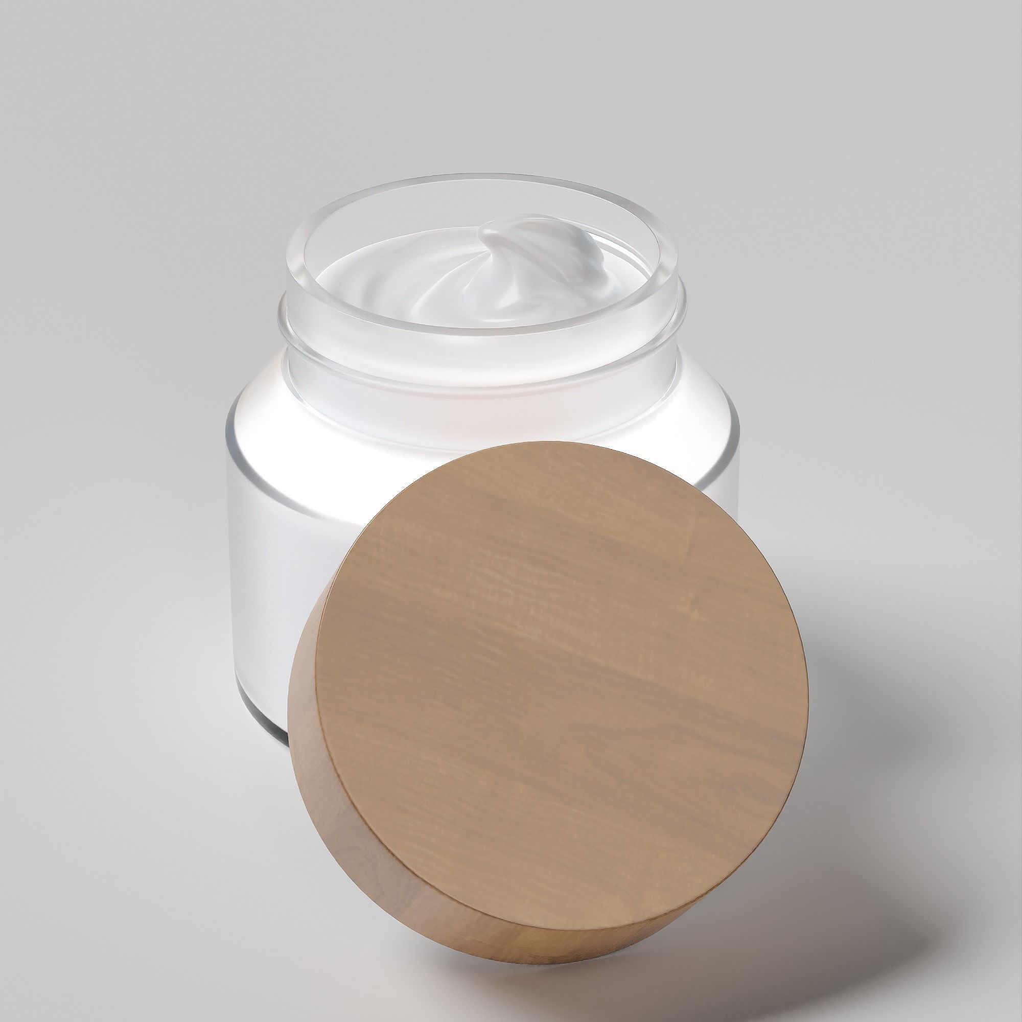 3D model Cream Jar 35 VR / AR / low-poly | CGTrader