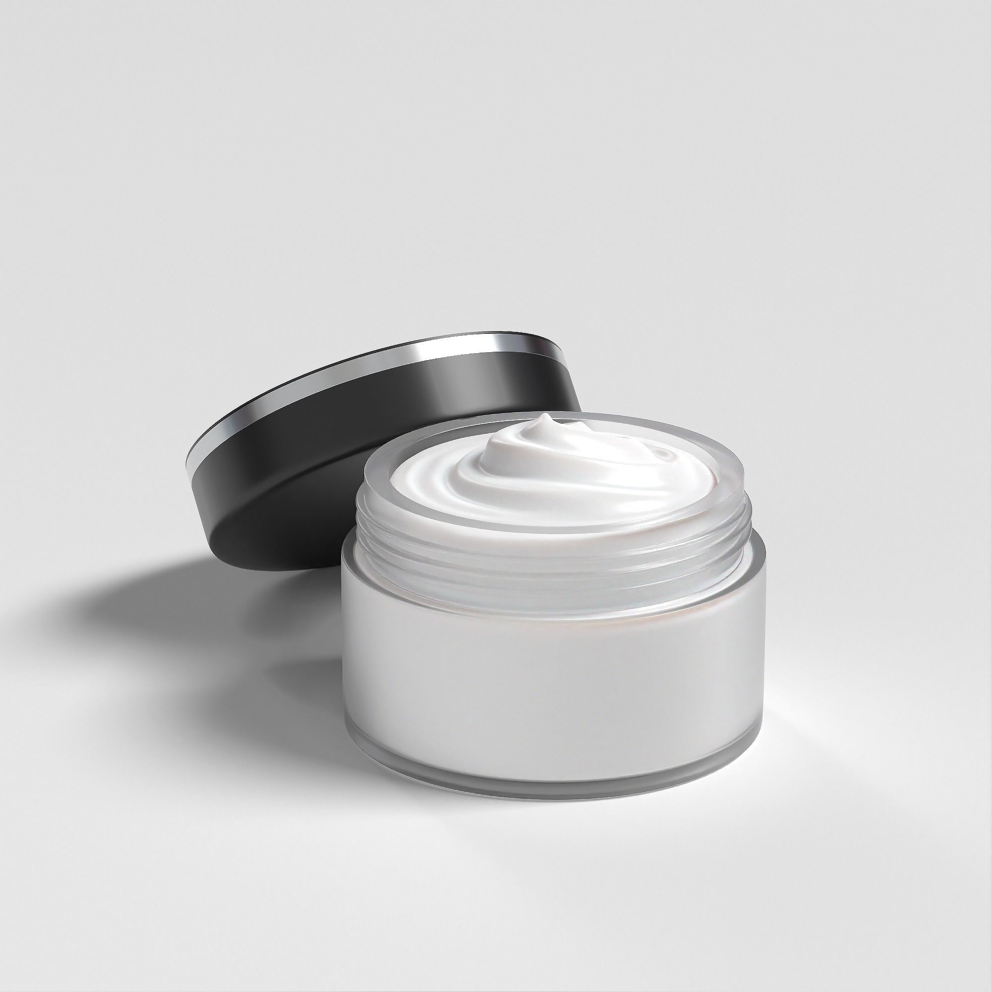3D model Cream Jar 30 VR / AR / low-poly | CGTrader