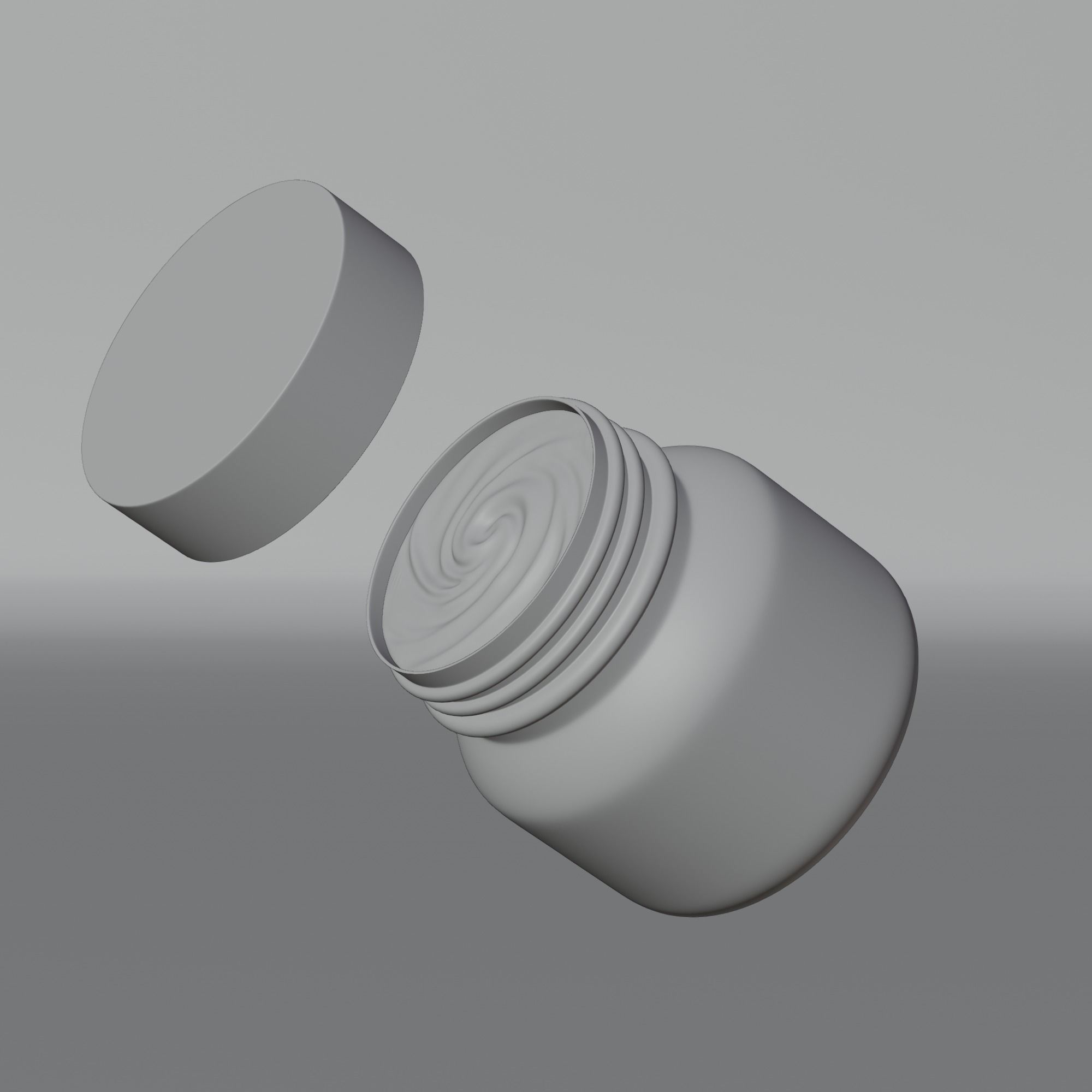 3D model Cream Jar 10 VR / AR / low-poly | CGTrader