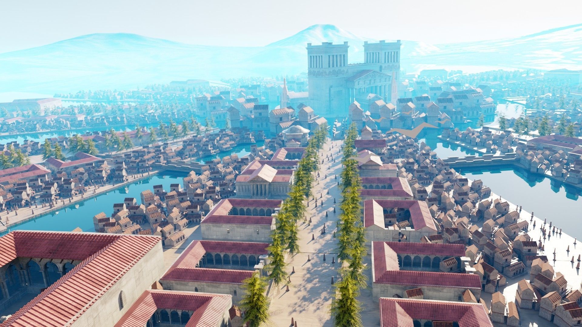 mega medieval city made in blender 3D model | CGTrader