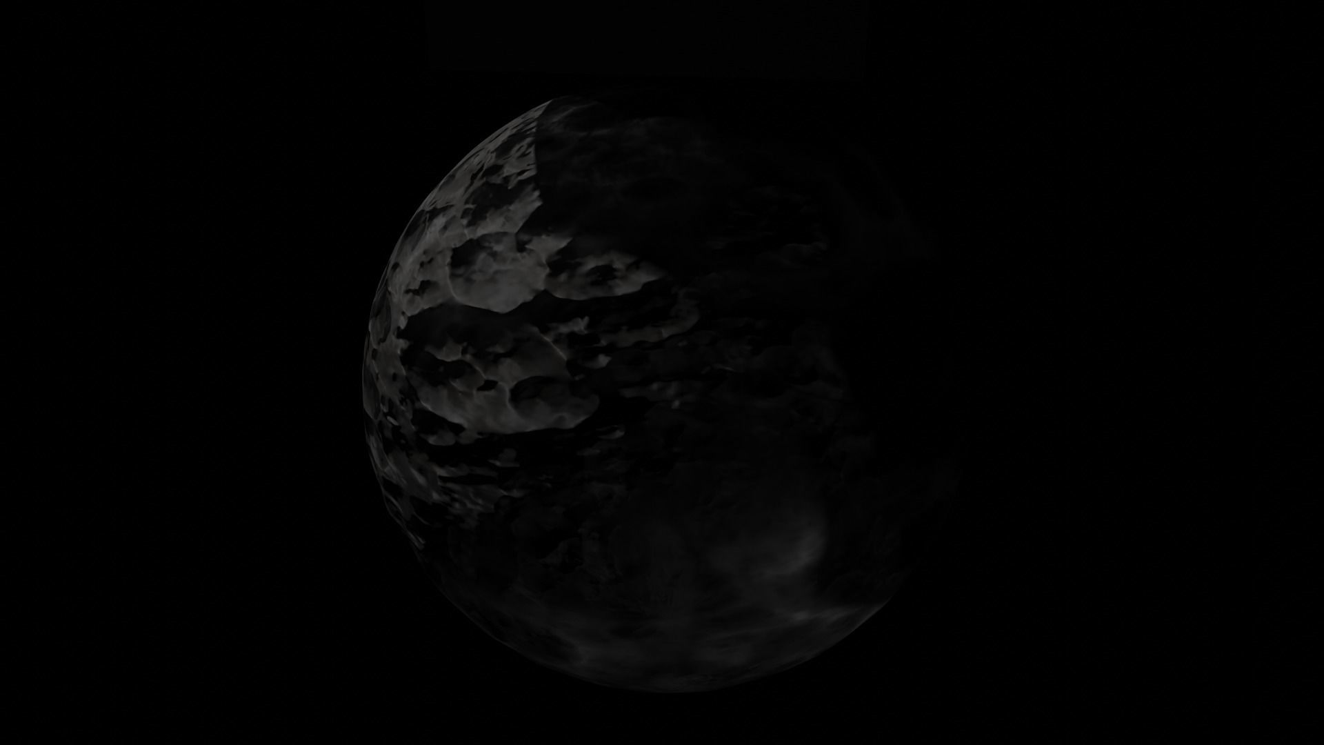 moon crater animation animated rocks planet terrain astronomy 3D model ...