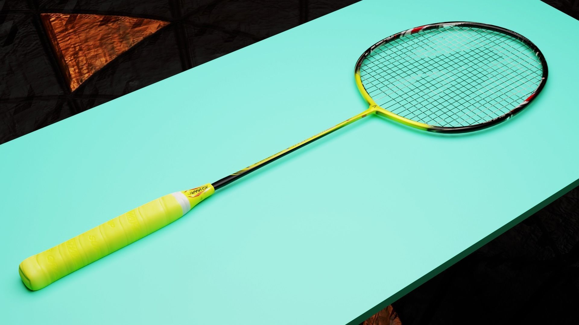 3D model Badminton Racket VR / AR / low-poly | CGTrader