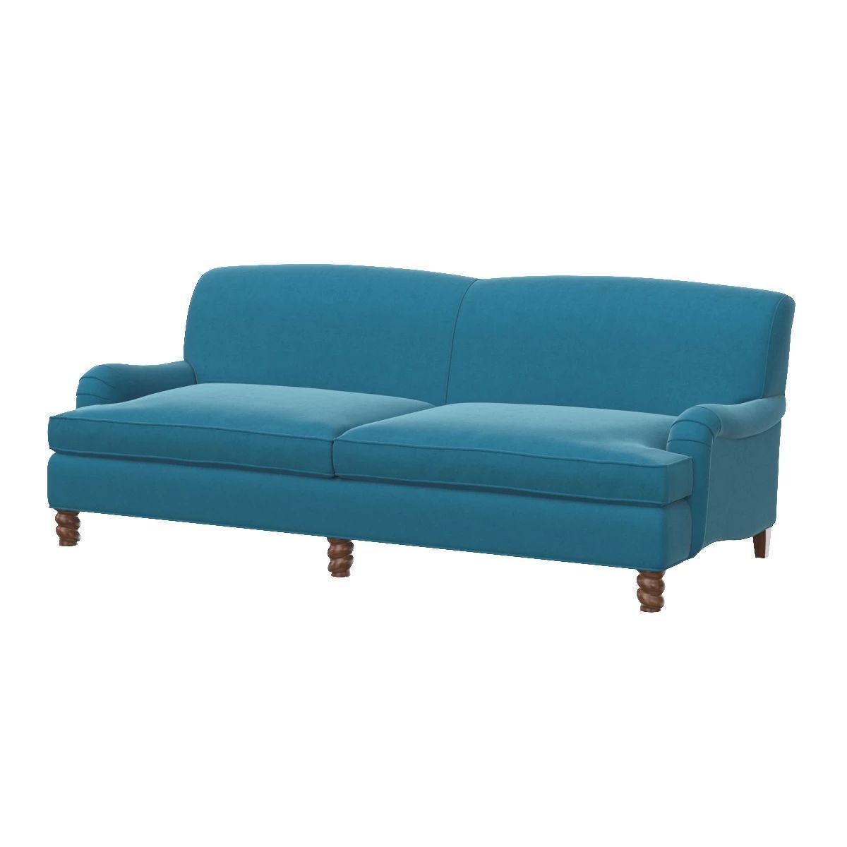 English Arm Settee - cushions 3D model | CGTrader
