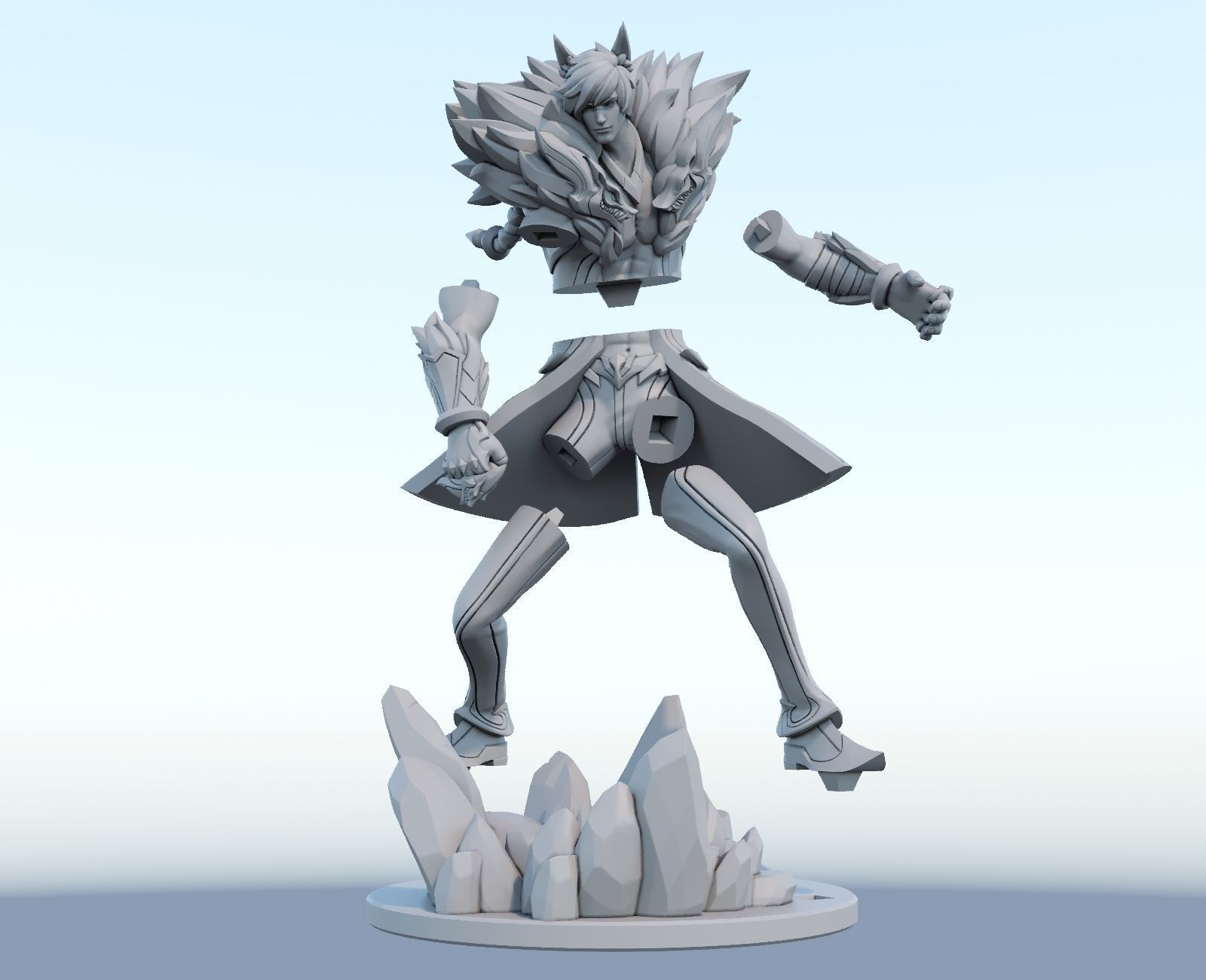 sett league of legends 3d print model 3D model 3D printable | CGTrader