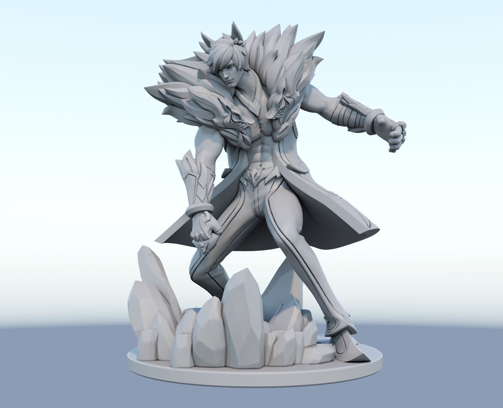 sett league of legends 3d print model 3D model 3D printable | CGTrader