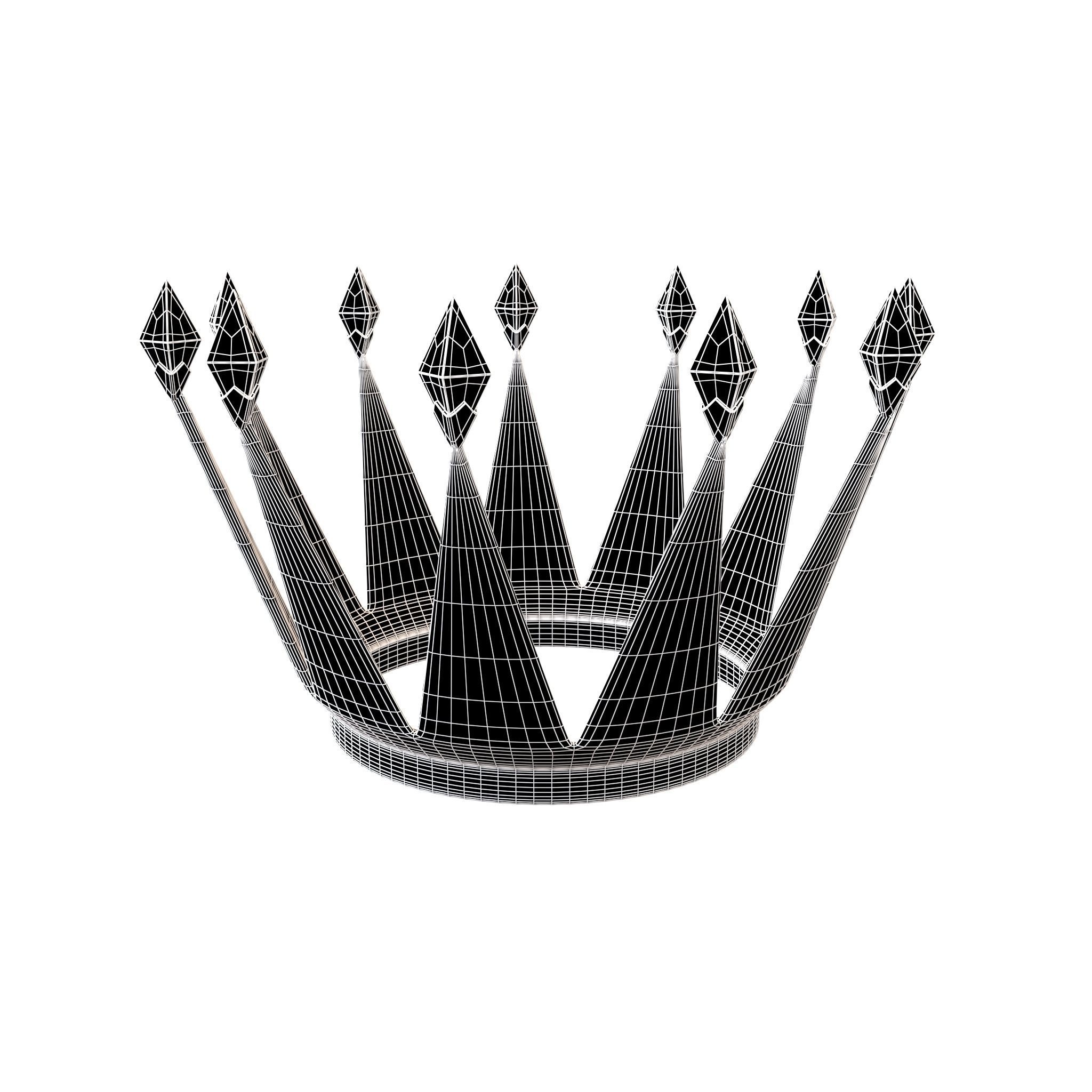 3D model Crown v5 001 VR / AR / low-poly | CGTrader