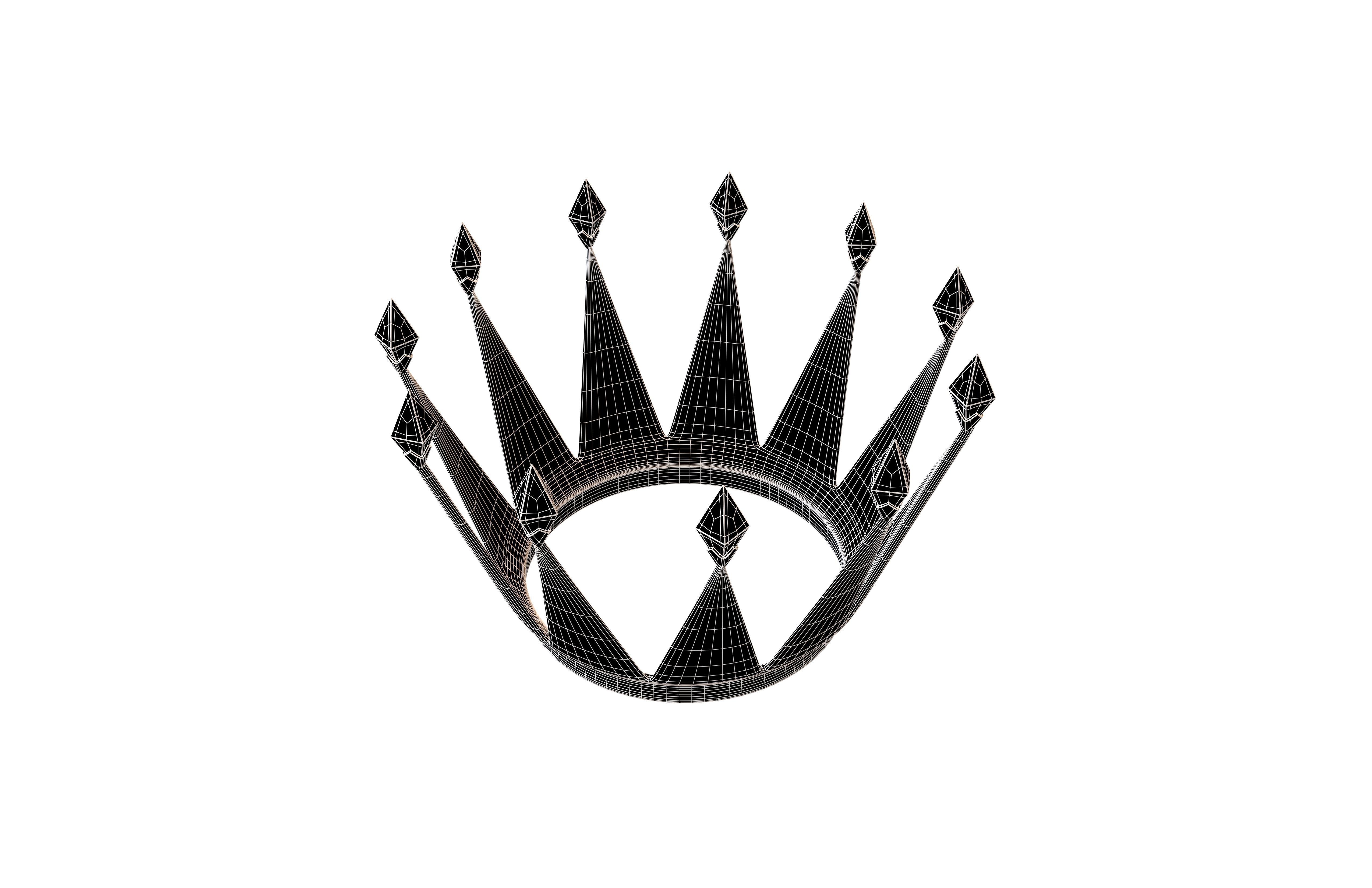 3D model Crown v5 002 VR / AR / low-poly | CGTrader