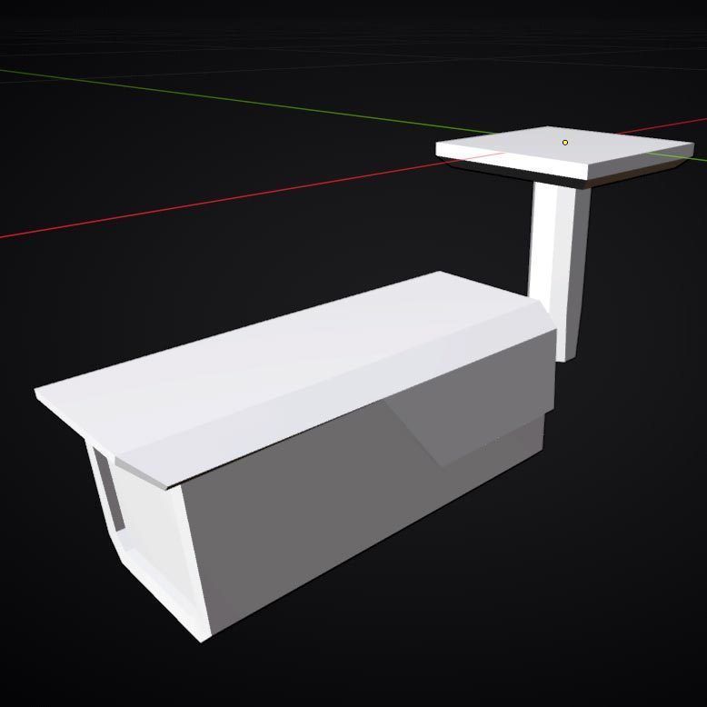 3D model Security Camera CCTV - Low Poly VR AR 3D Model Game Ready ...