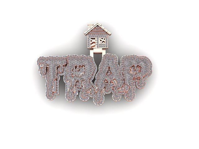 Trap House Pendant 3D model | CGTrader